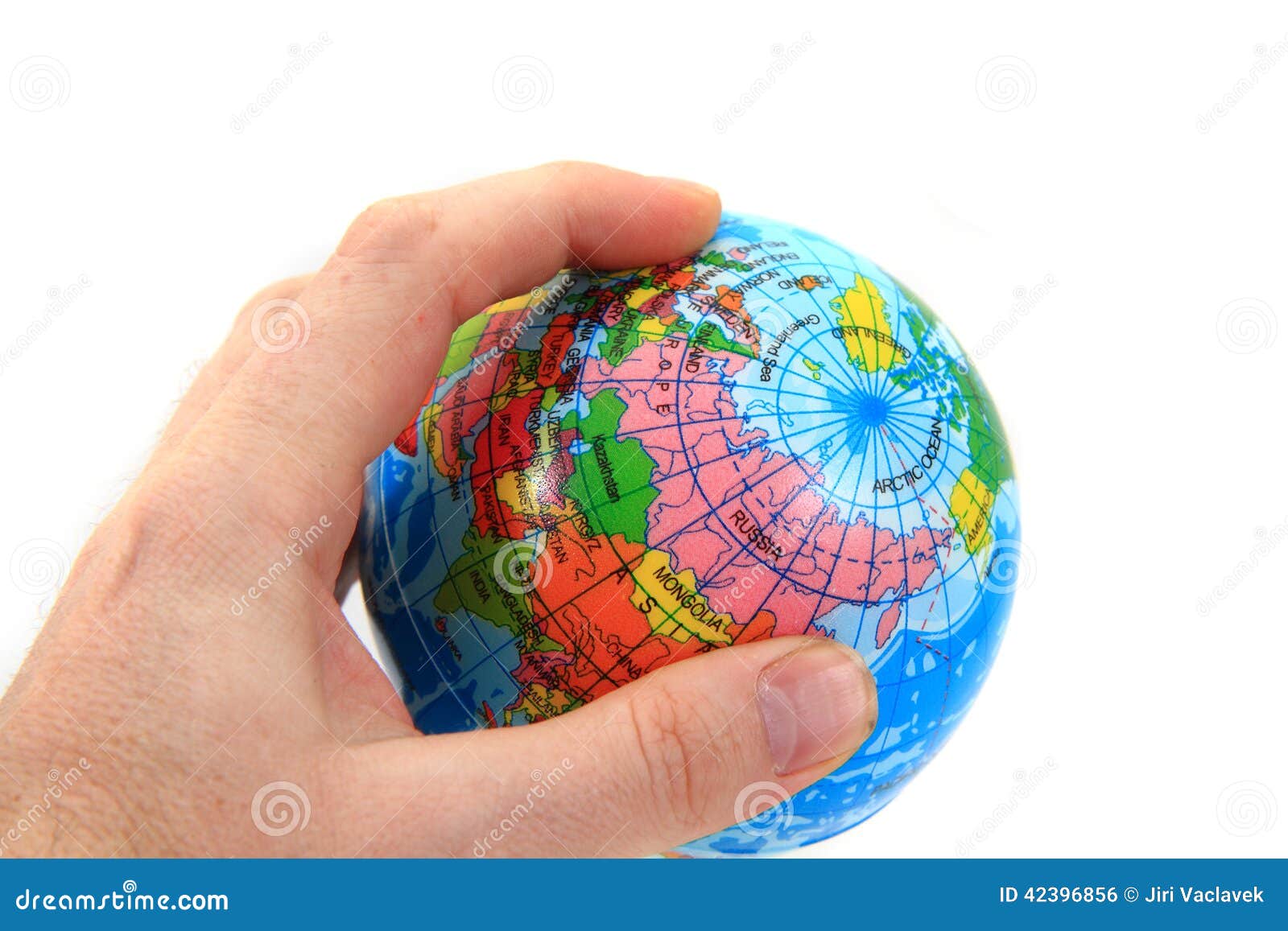 World globe in human hand stock photo. Image of globe - 42396856