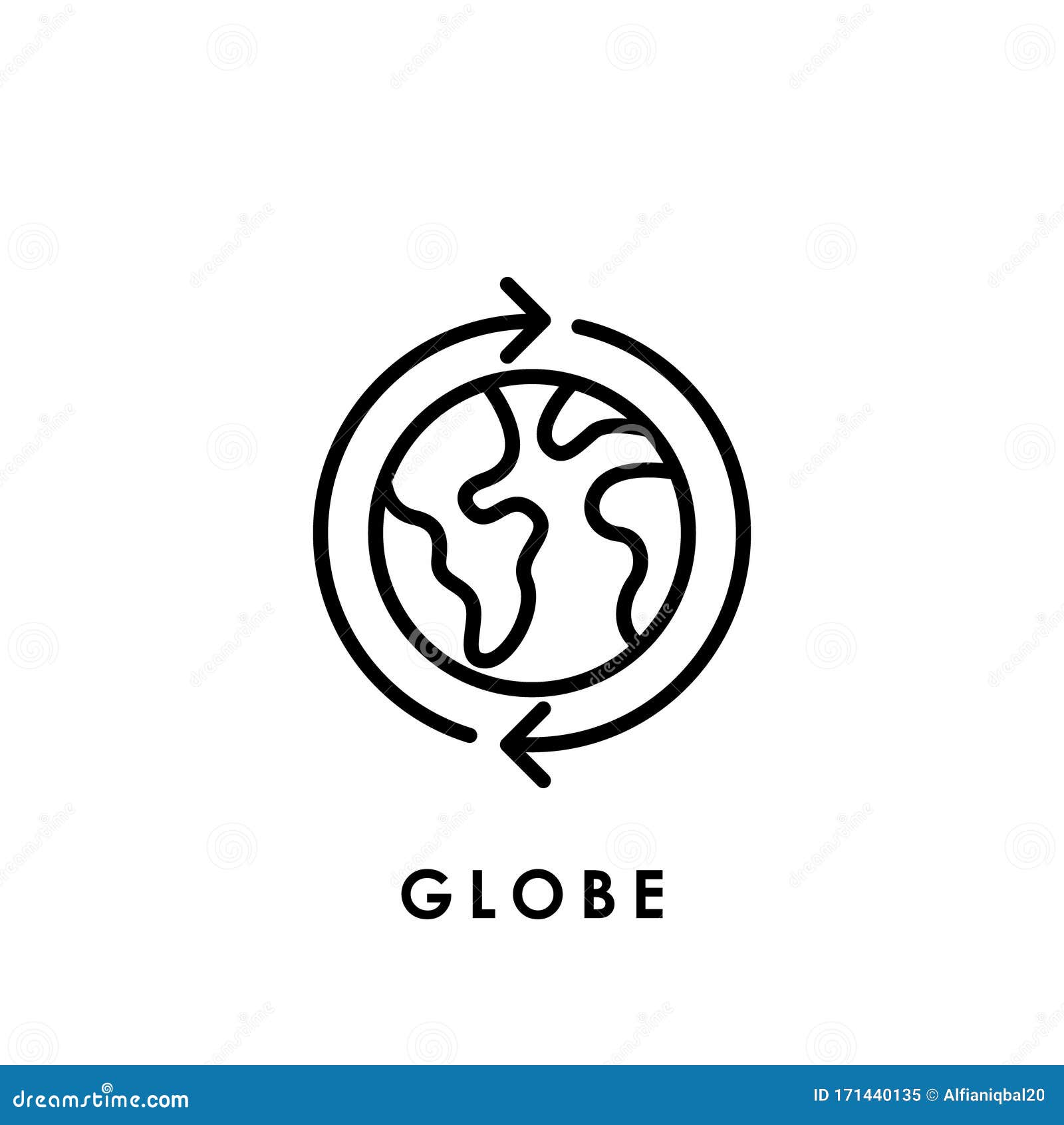 World Globe. Globe Icon. Globe Vector. World Globe Vector Icon Modern ...