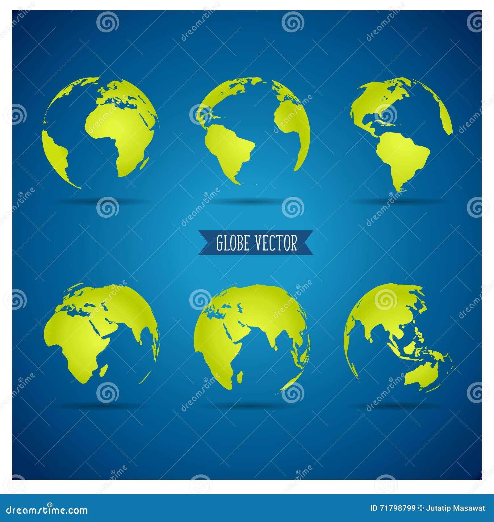 World globe, illustration stock illustration. Illustration of global ...