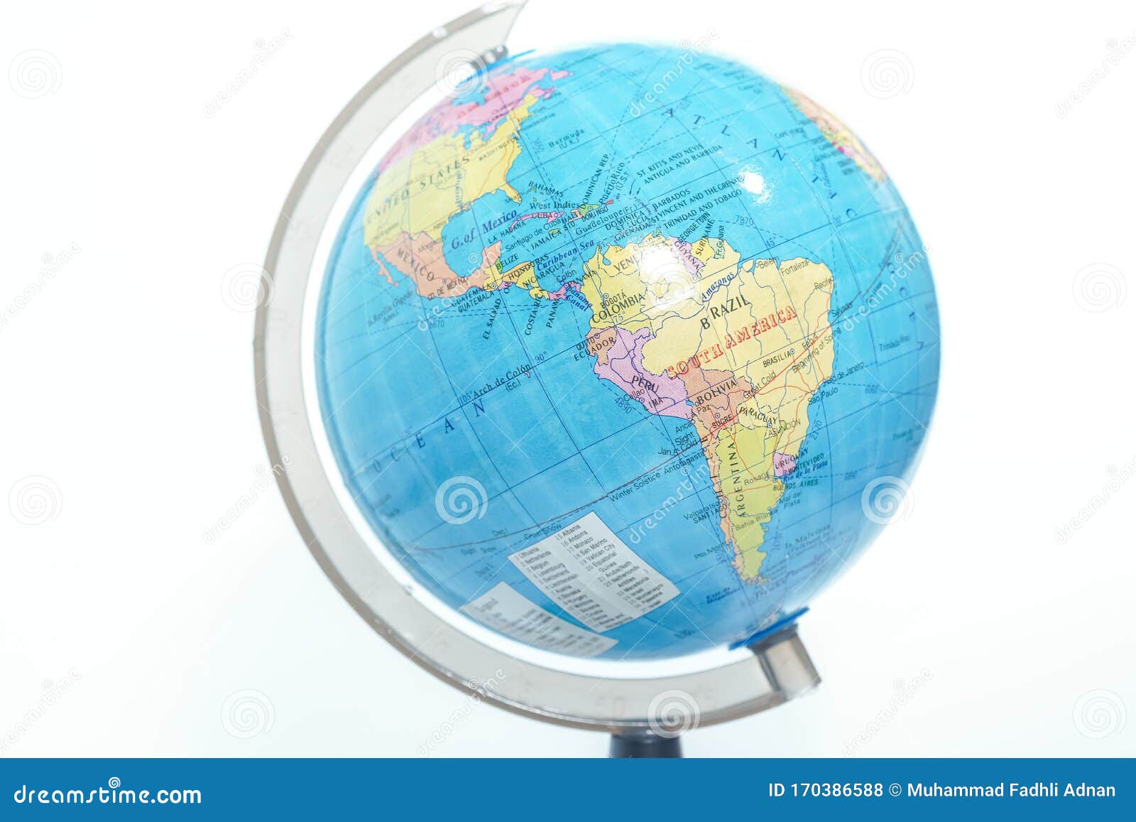 World globe isolated stock photo. Image of colorful - 170386588