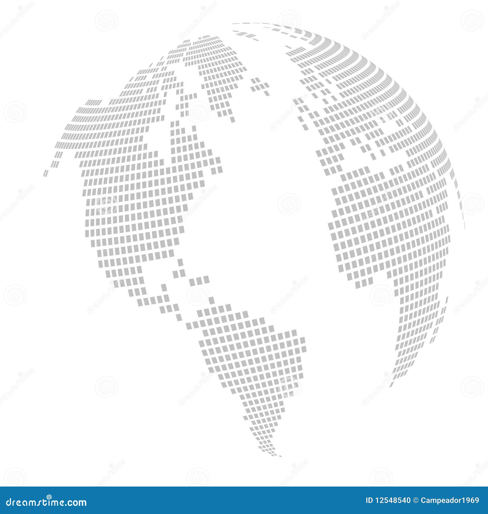 World Globe Map: Square - Puzzle Stock Vector - Illustration of north ...