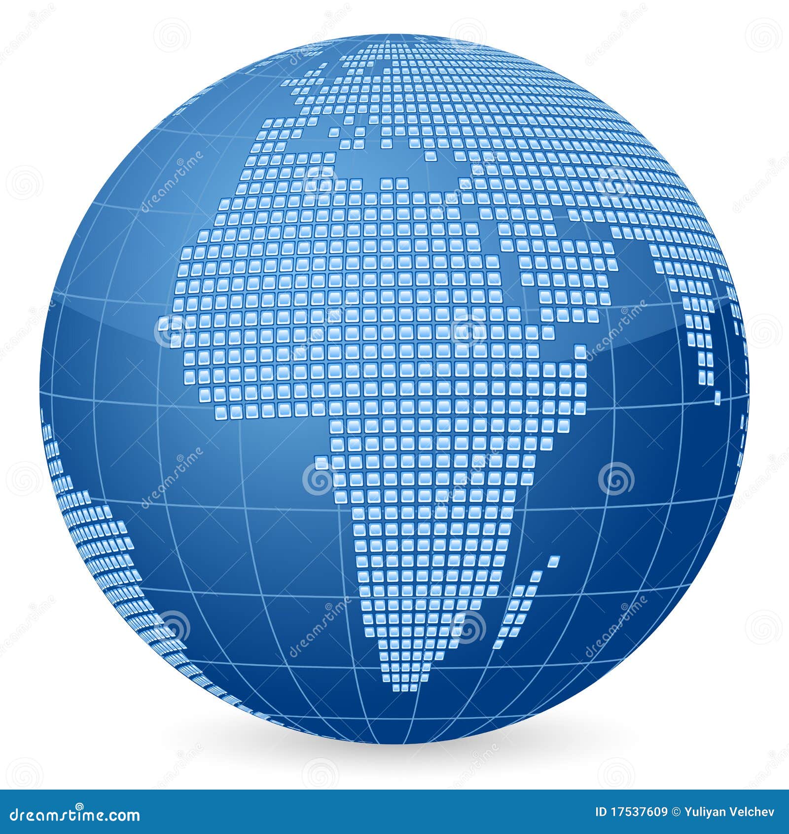 World globe squares stock vector. Illustration of square - 17537609