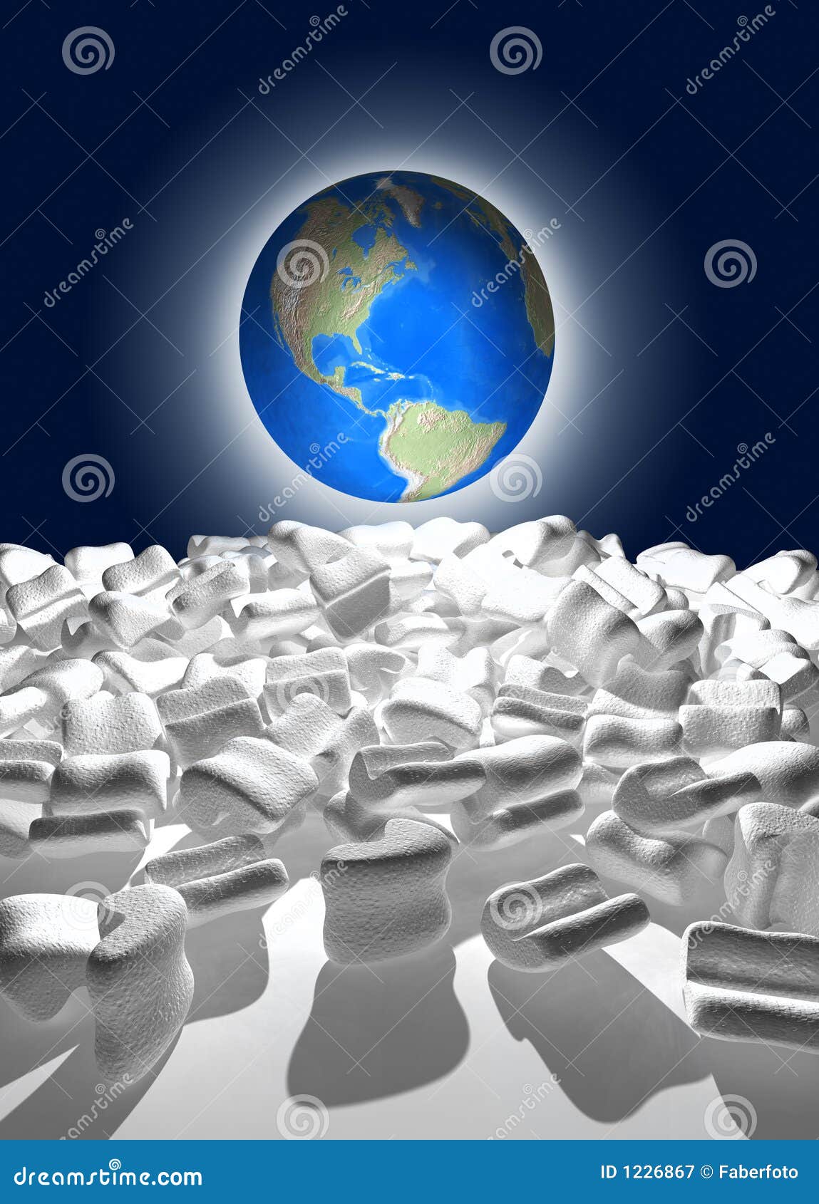 World globe unpacked stock image. Image of care, events - 1226867