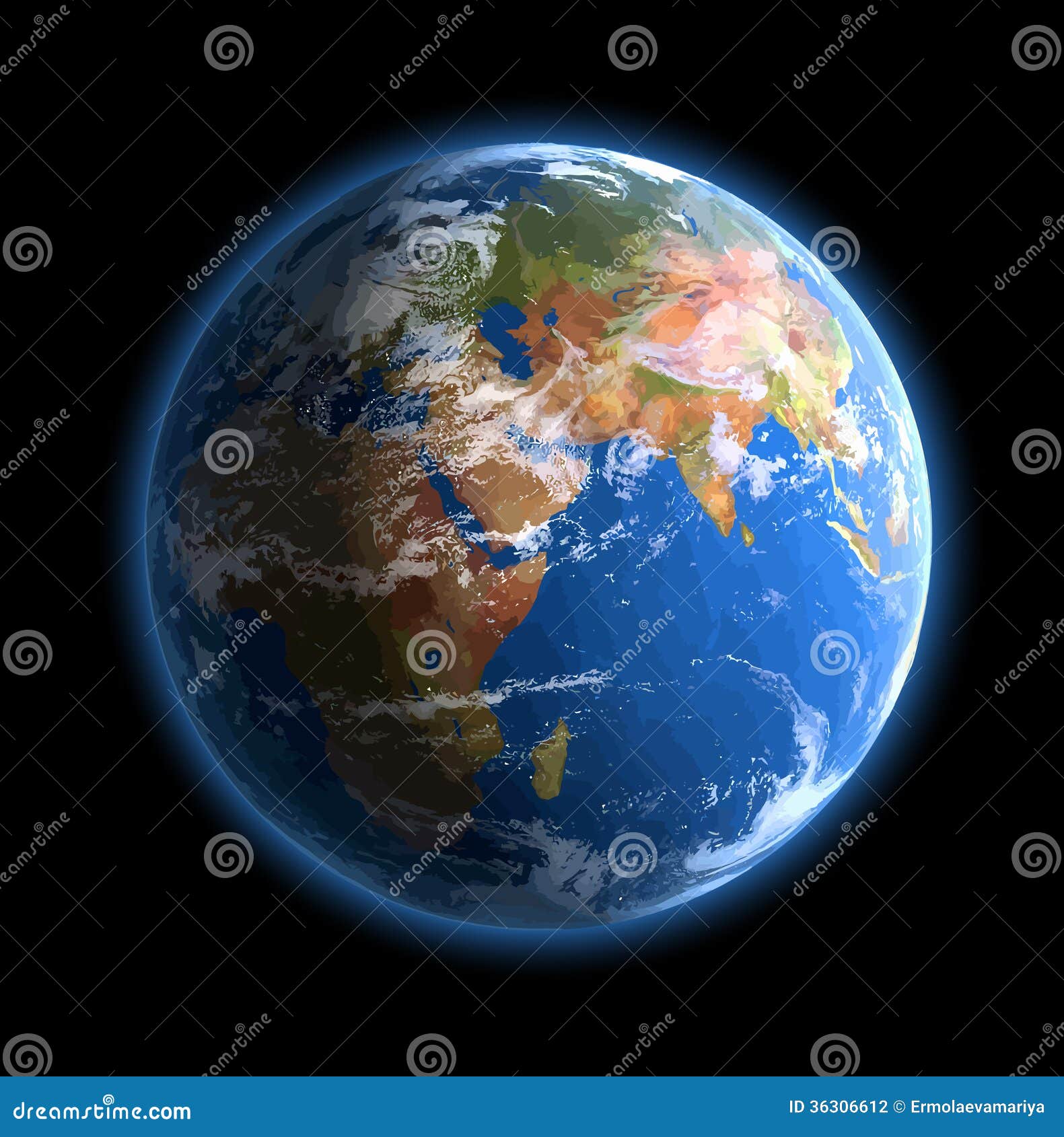 World globe. Vector stock vector. Illustration of continent - 36306612