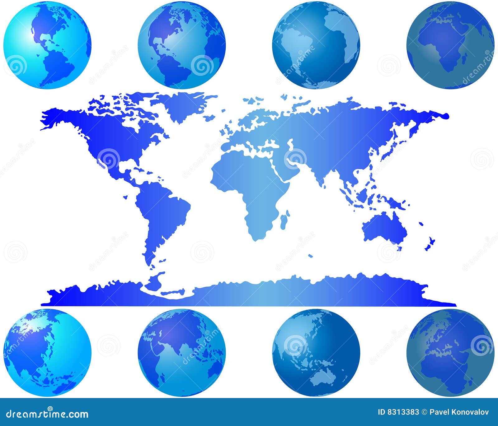 World globes stock vector. Illustration of illustrations - 8313383