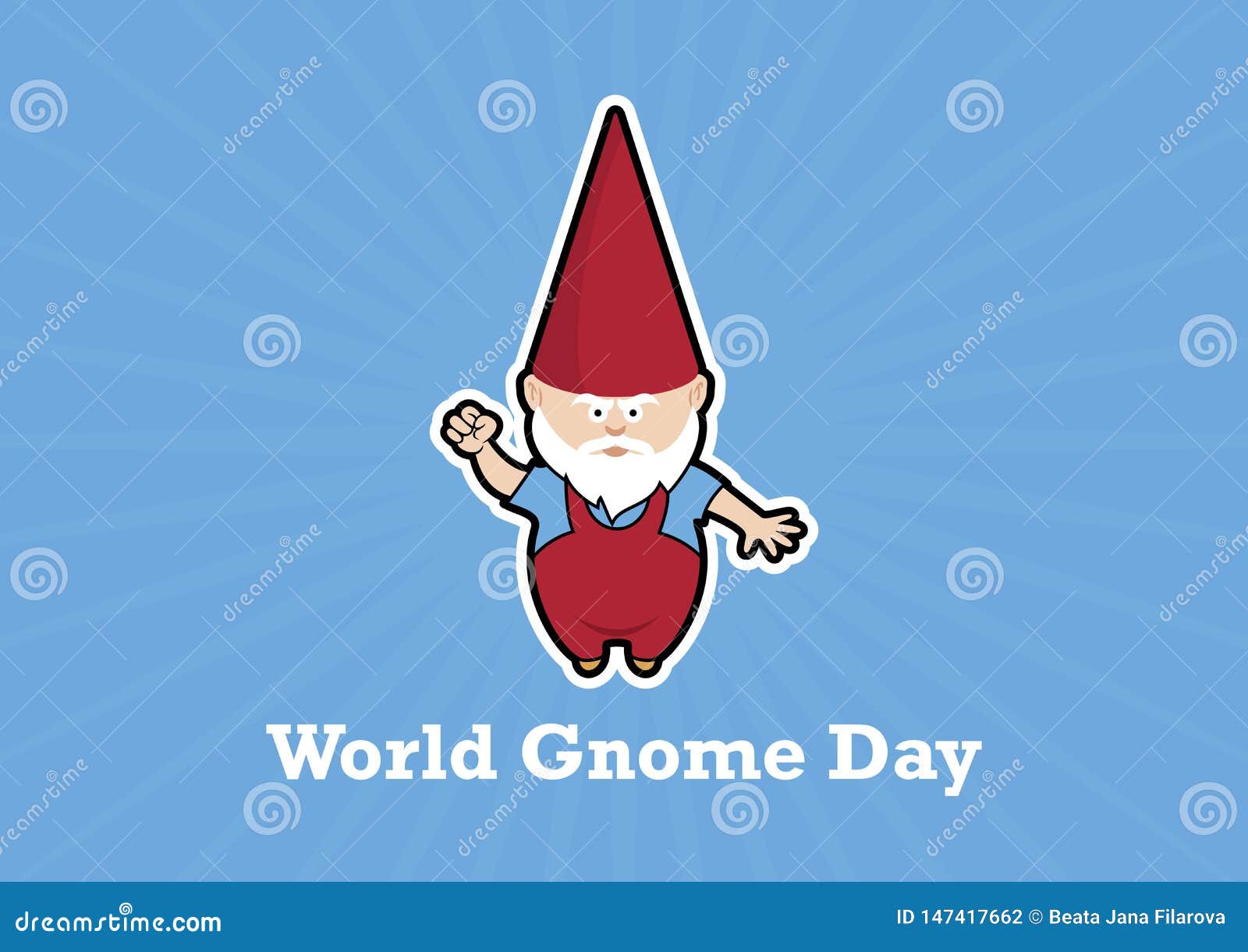 World Gnome Day vector stock vector. Illustration of event - 147417662