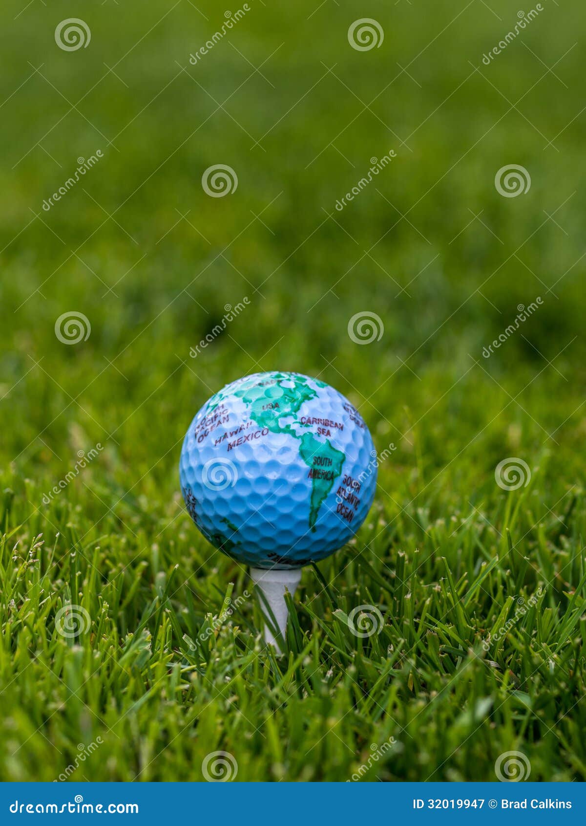 World golf concept stock image. Image of grass, world - 32019947