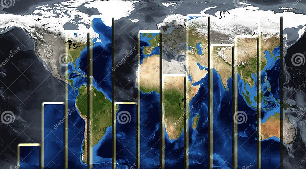 World Graph stock illustration. Illustration of economics - 3267984