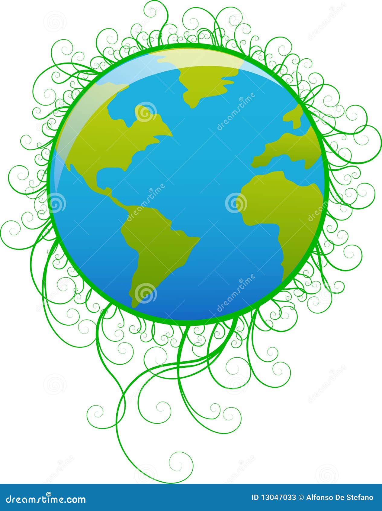 World with green border stock vector. Illustration of countries - 13047033