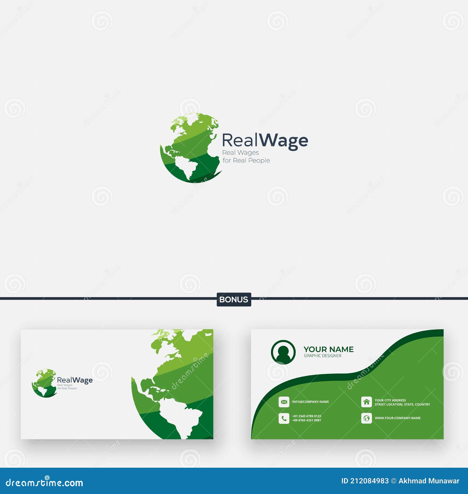 World Green Global Logo Nature Stock Vector - Illustration of geometric ...