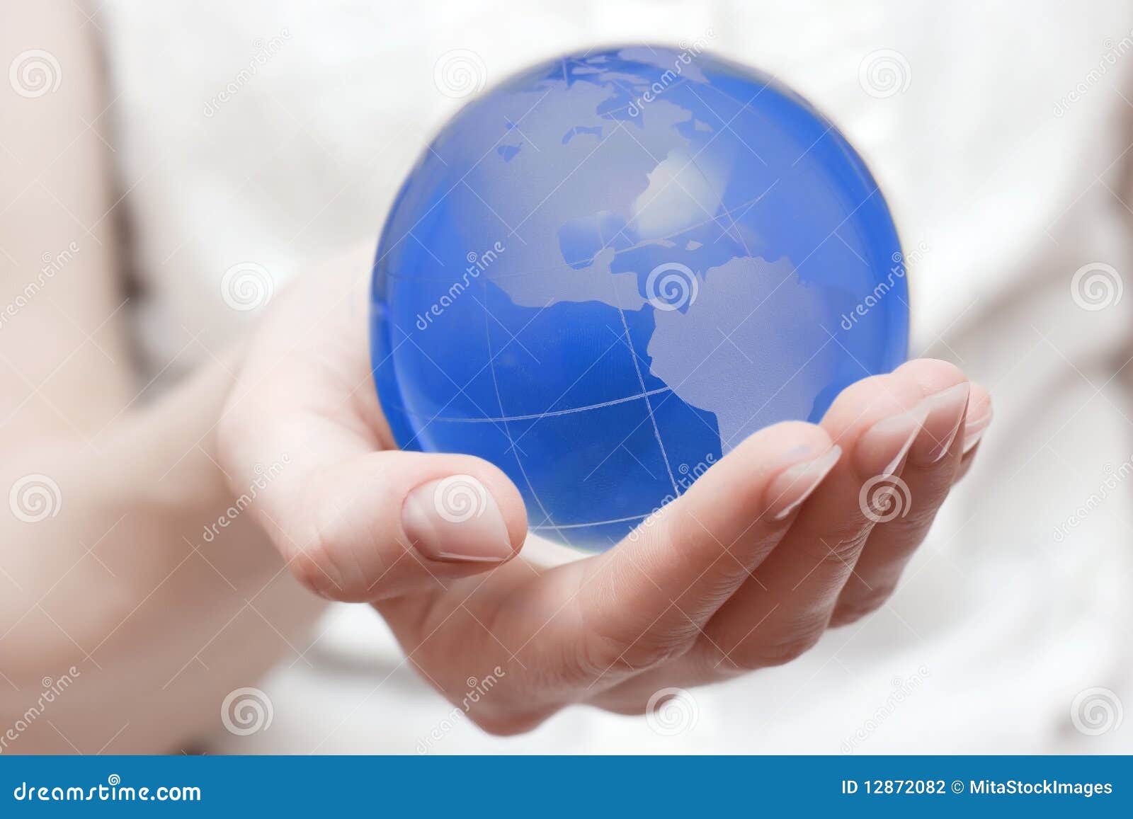World in hand stock photo. Image of protecting, conservation - 12872082