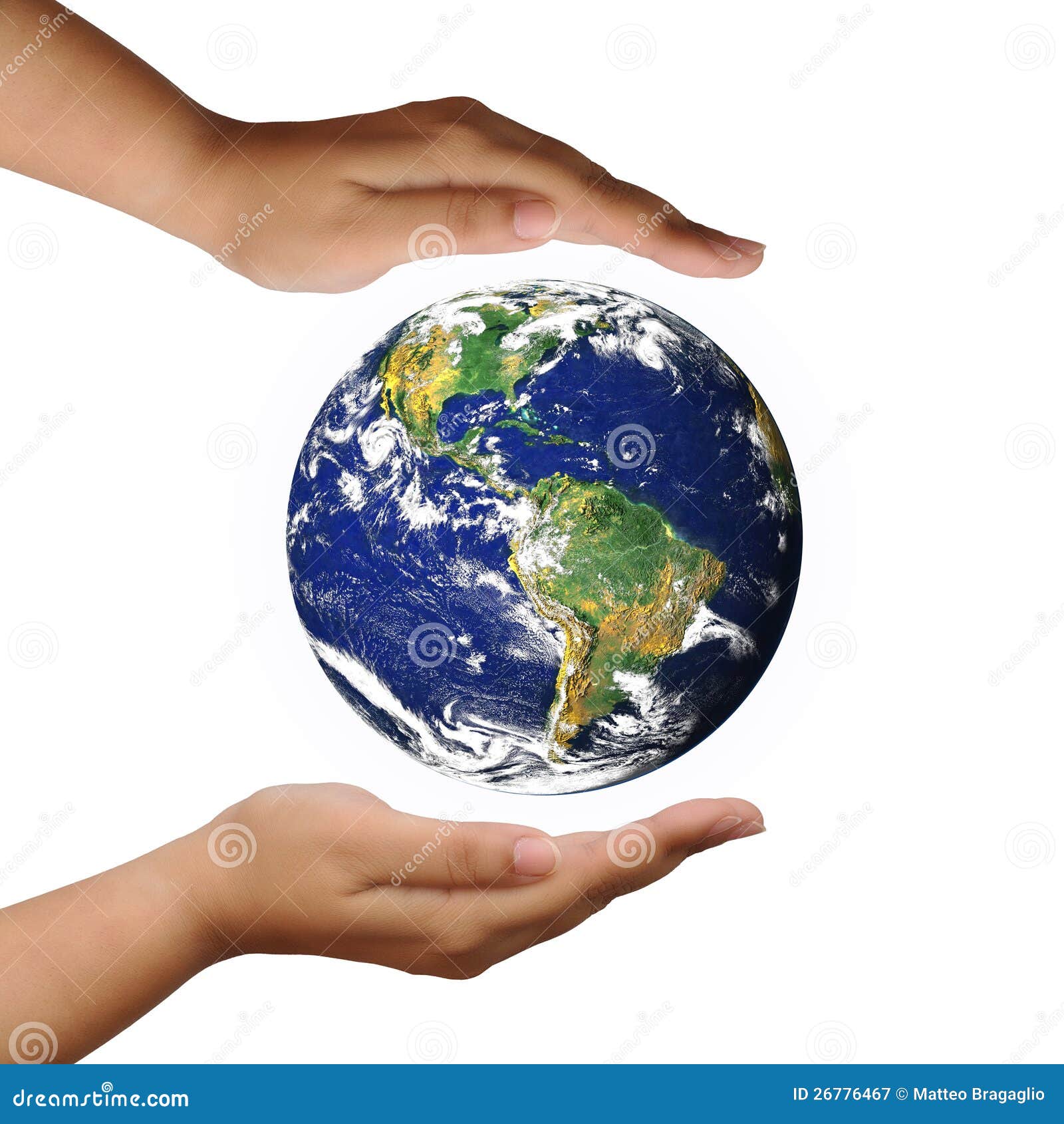 World on the hand stock image. Image of hands, community - 26776467