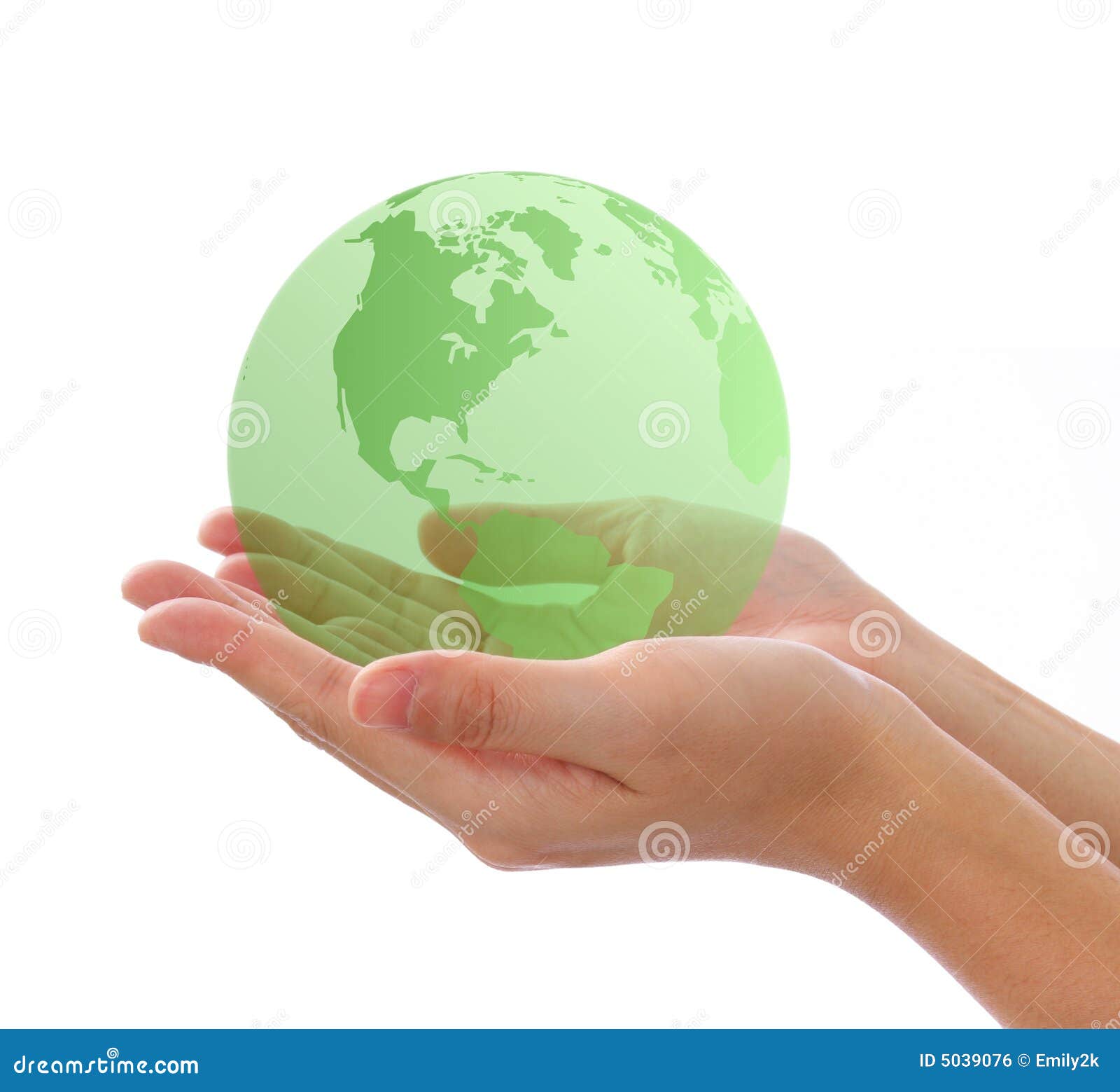 World in hand stock photo. Image of protection, earth - 5039076