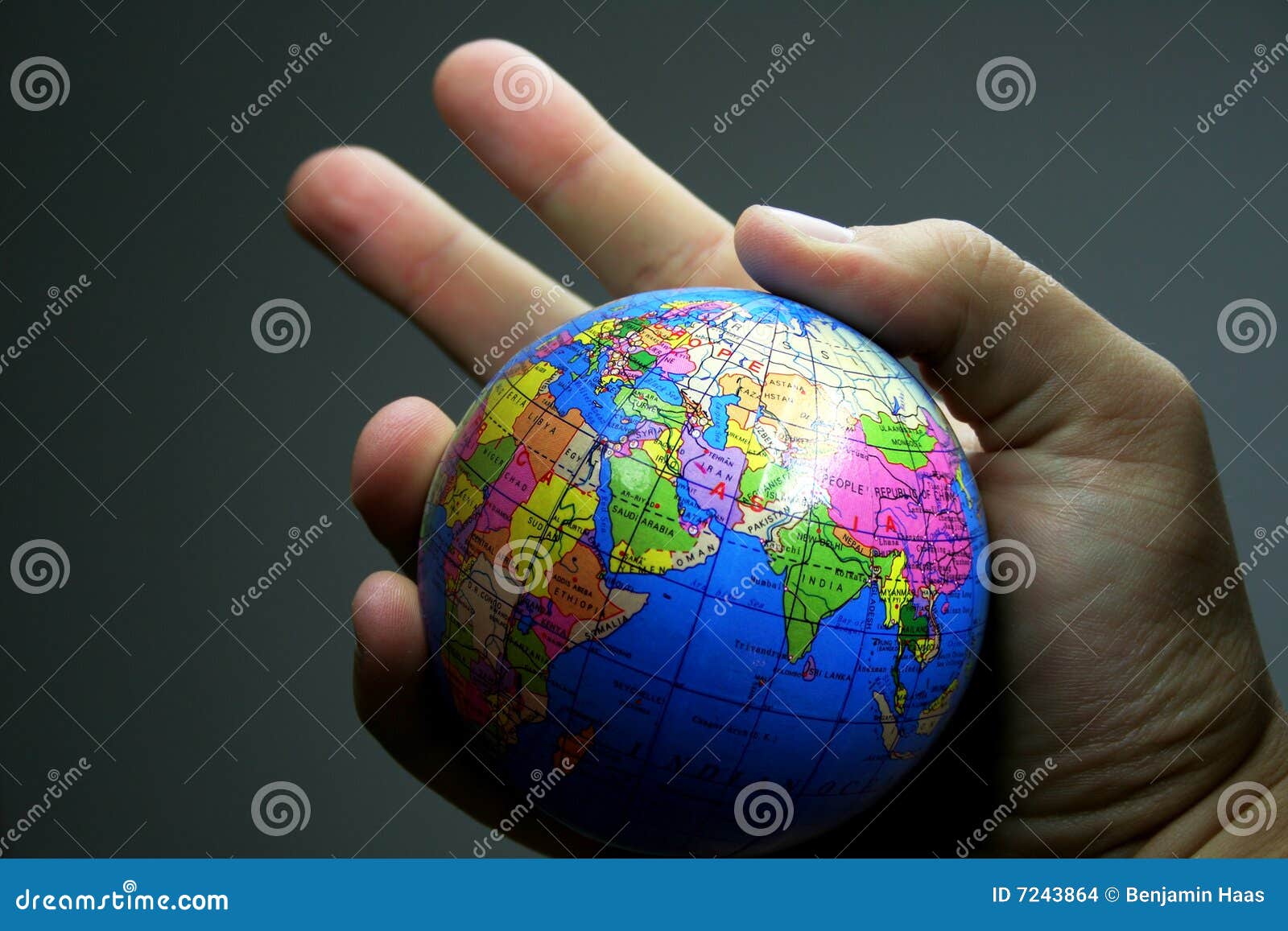 World in the hand stock photo. Image of charge, africa - 7243864