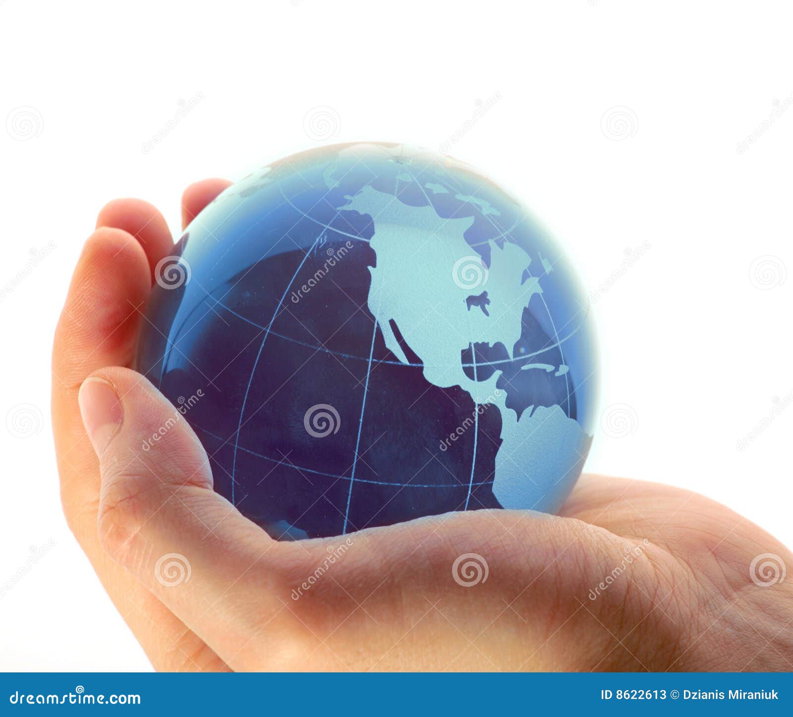 World in hand stock image. Image of earth, blue, touch - 8622613