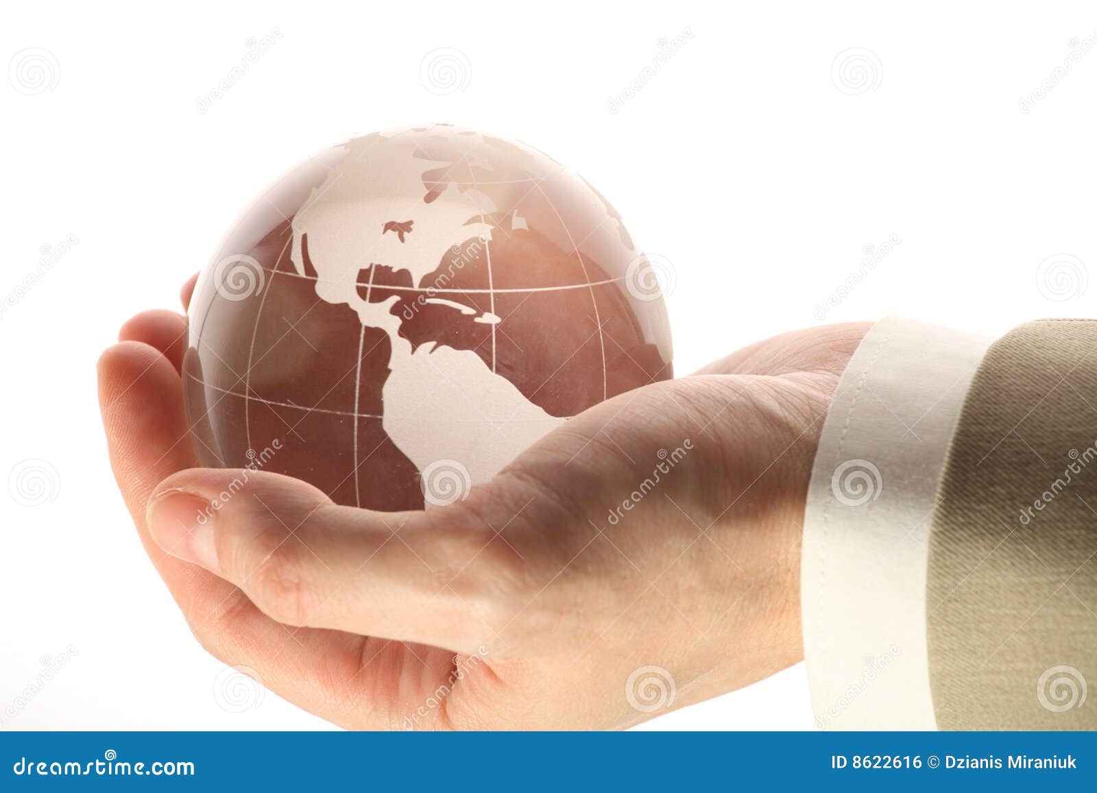 World in hand stock photo. Image of business, ball, hand - 8622616