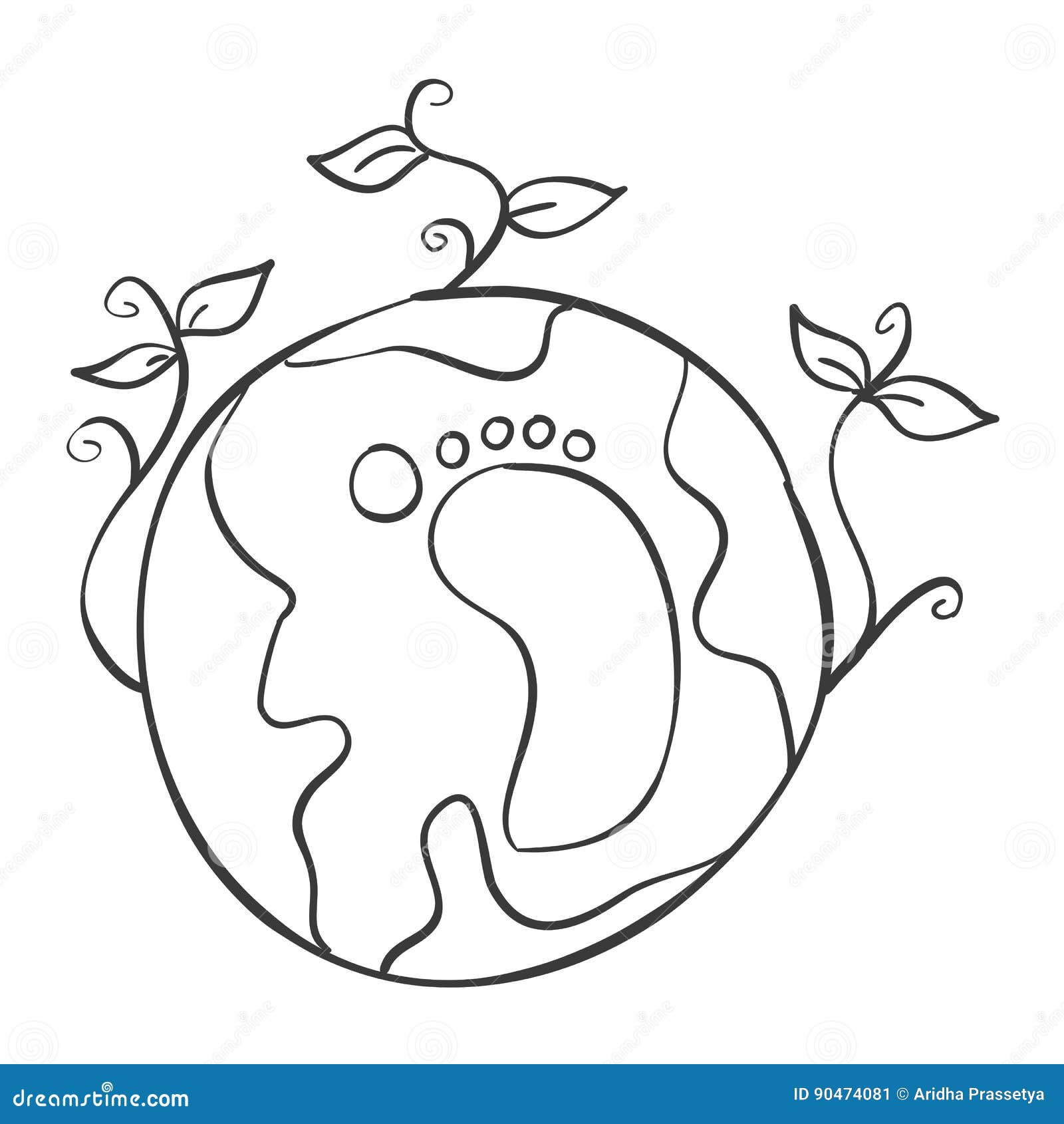 World hand draw design stock vector. Illustration of continent - 90474081