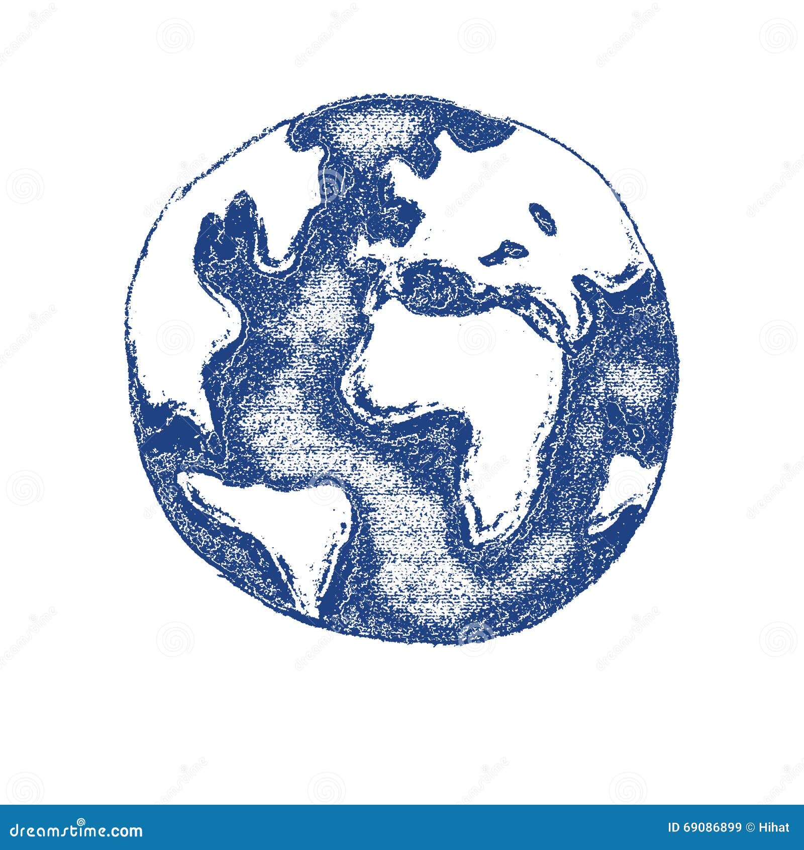 World,hand drawn - Vector stock vector. Illustration of sketch - 69086899