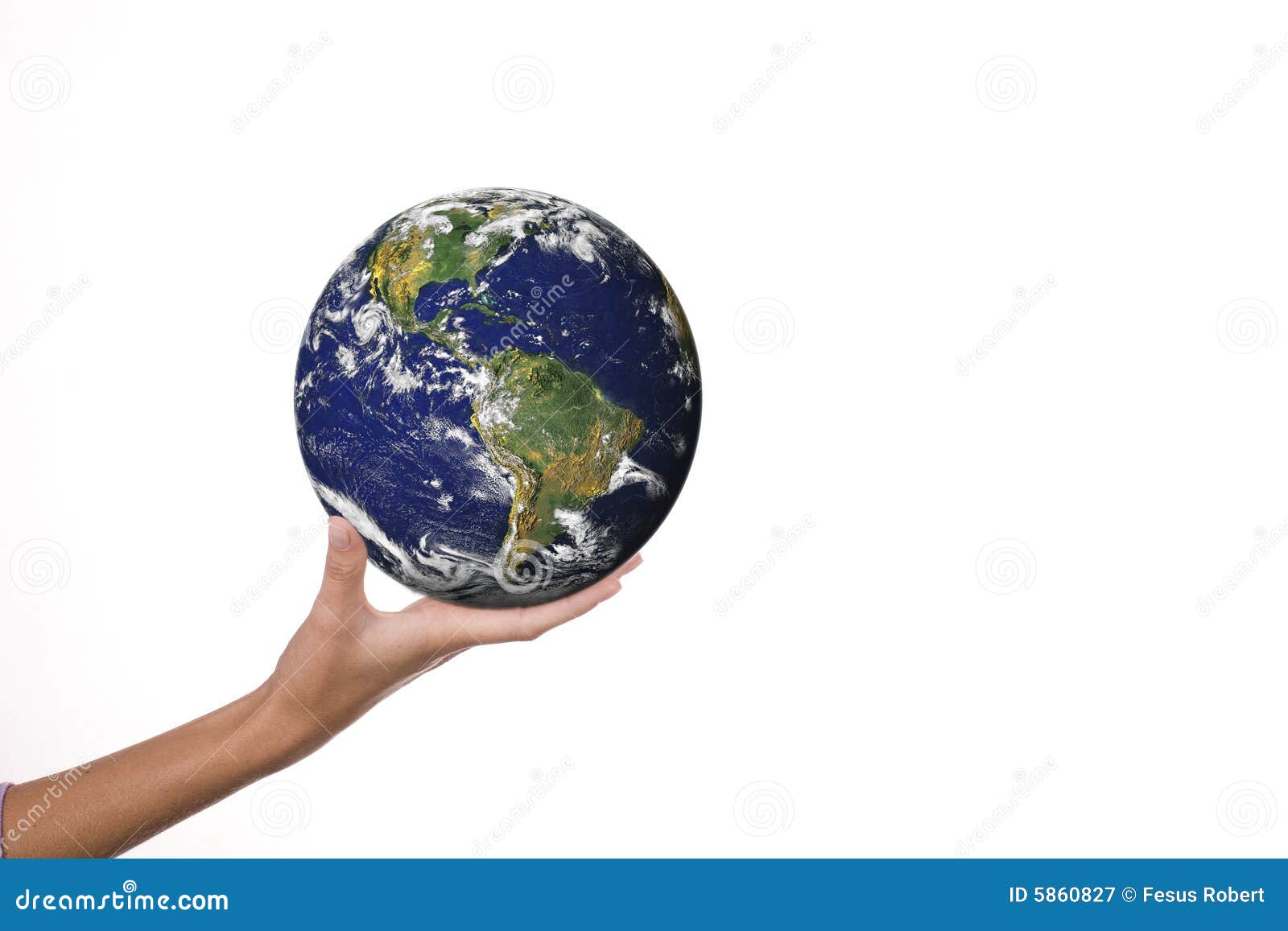 World in hands stock image. Image of hand, gripping, environment - 5860827