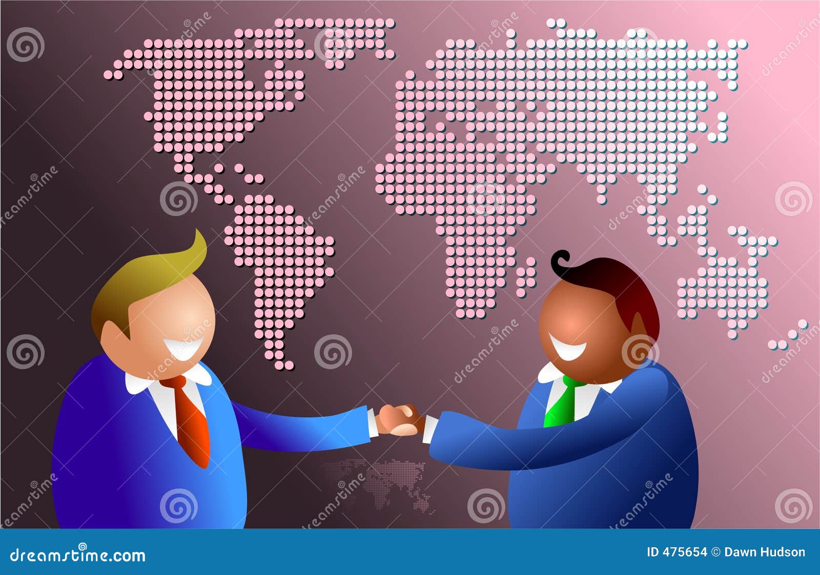 World handshake stock illustration. Illustration of smiling - 475654