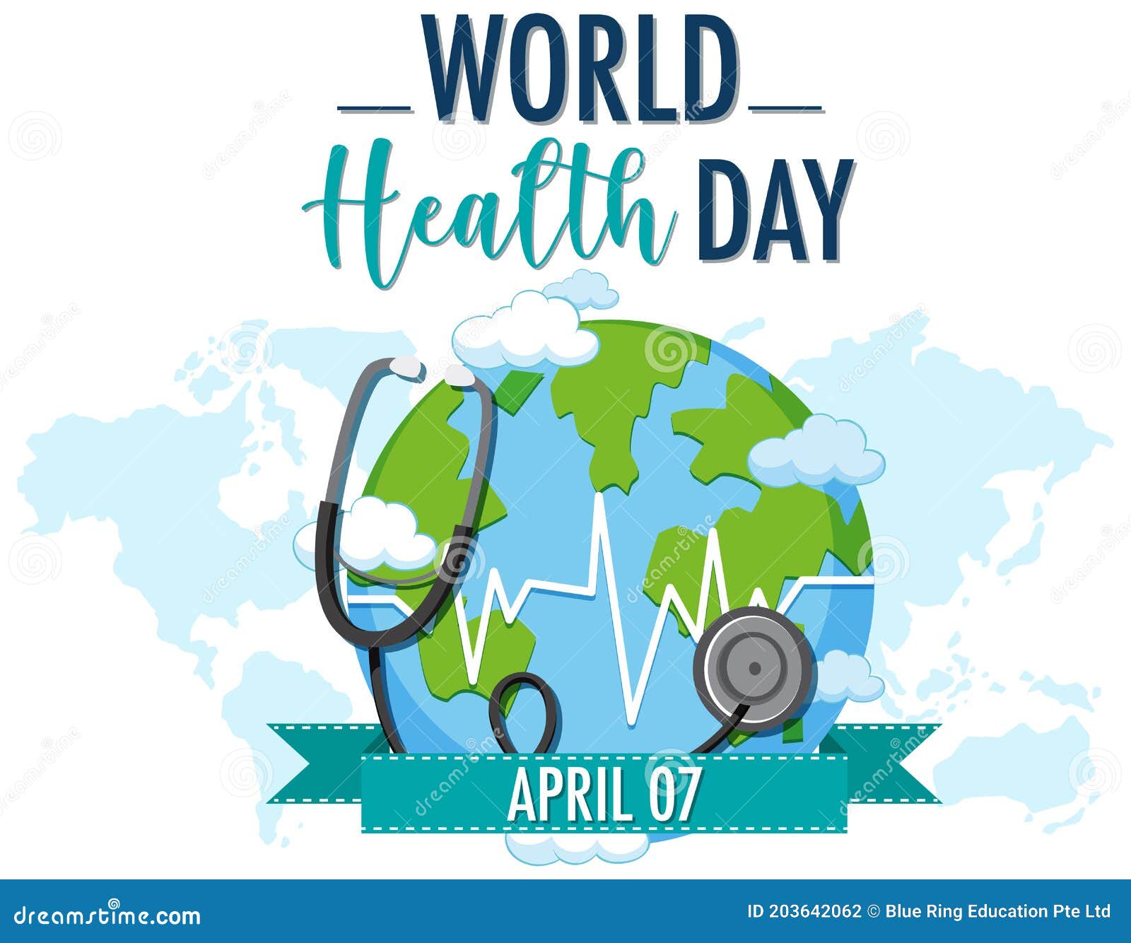 World health day logo stock vector. Illustration of graphic - 203642062