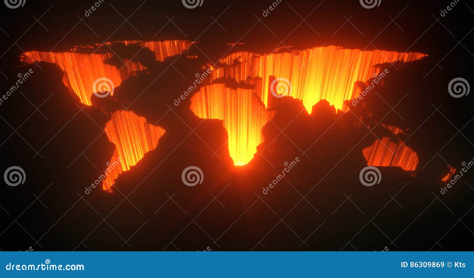 The World in Hell stock illustration. Illustration of canada - 86309869