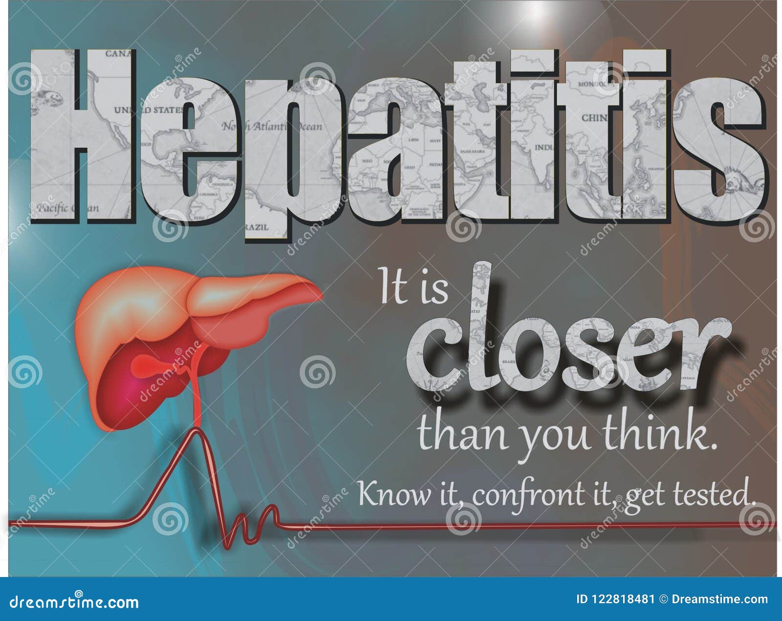 World Hepatitis Day With Red Human Liver And Virus Outline Drawing Sign ... World Hepatitis Day With Red Human Liver And Virus Outline Drawing Sign ...