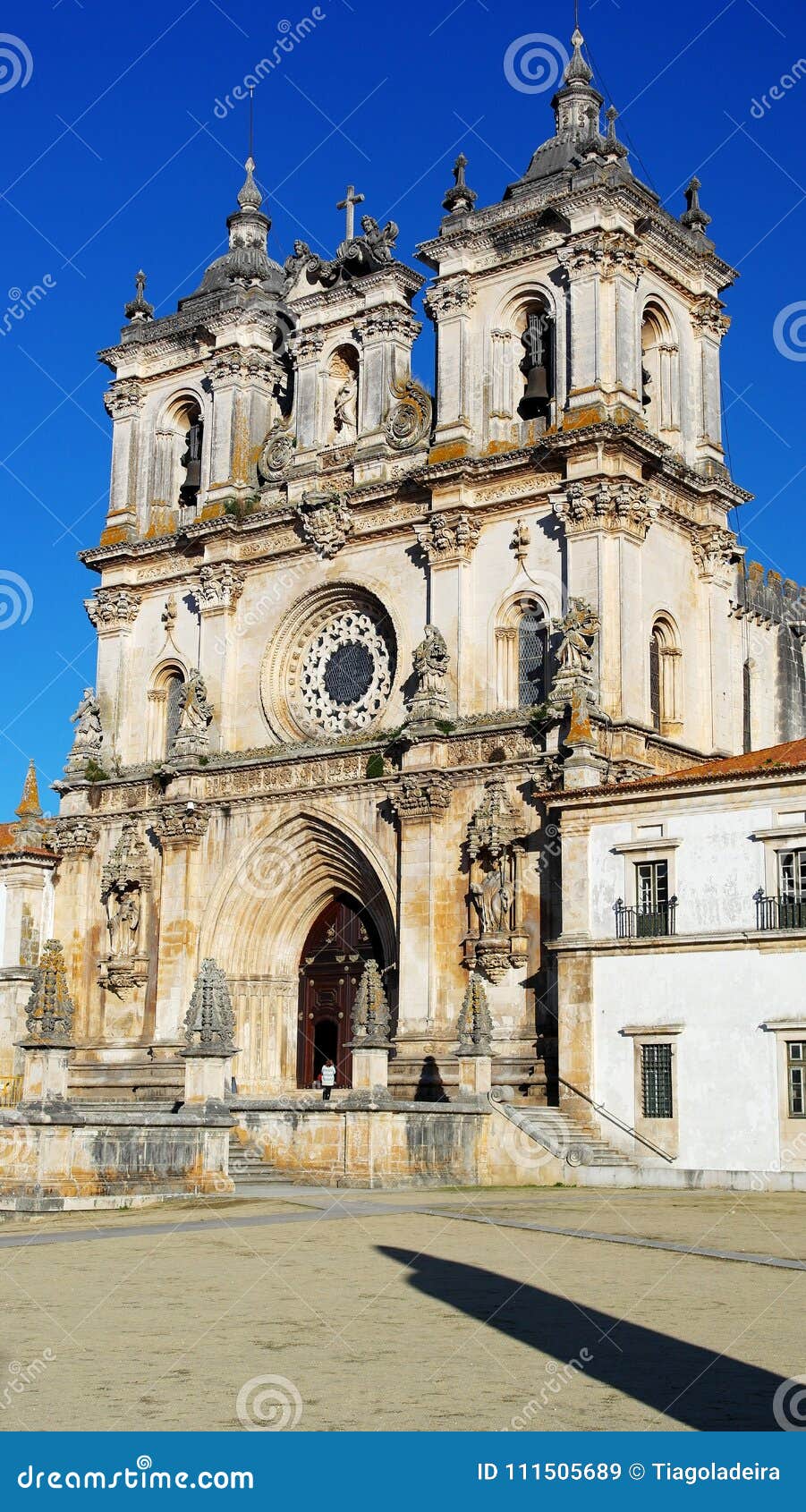 Monastery of Alcobaca, Alcobaca, Portugal Stock Image - Image of ...