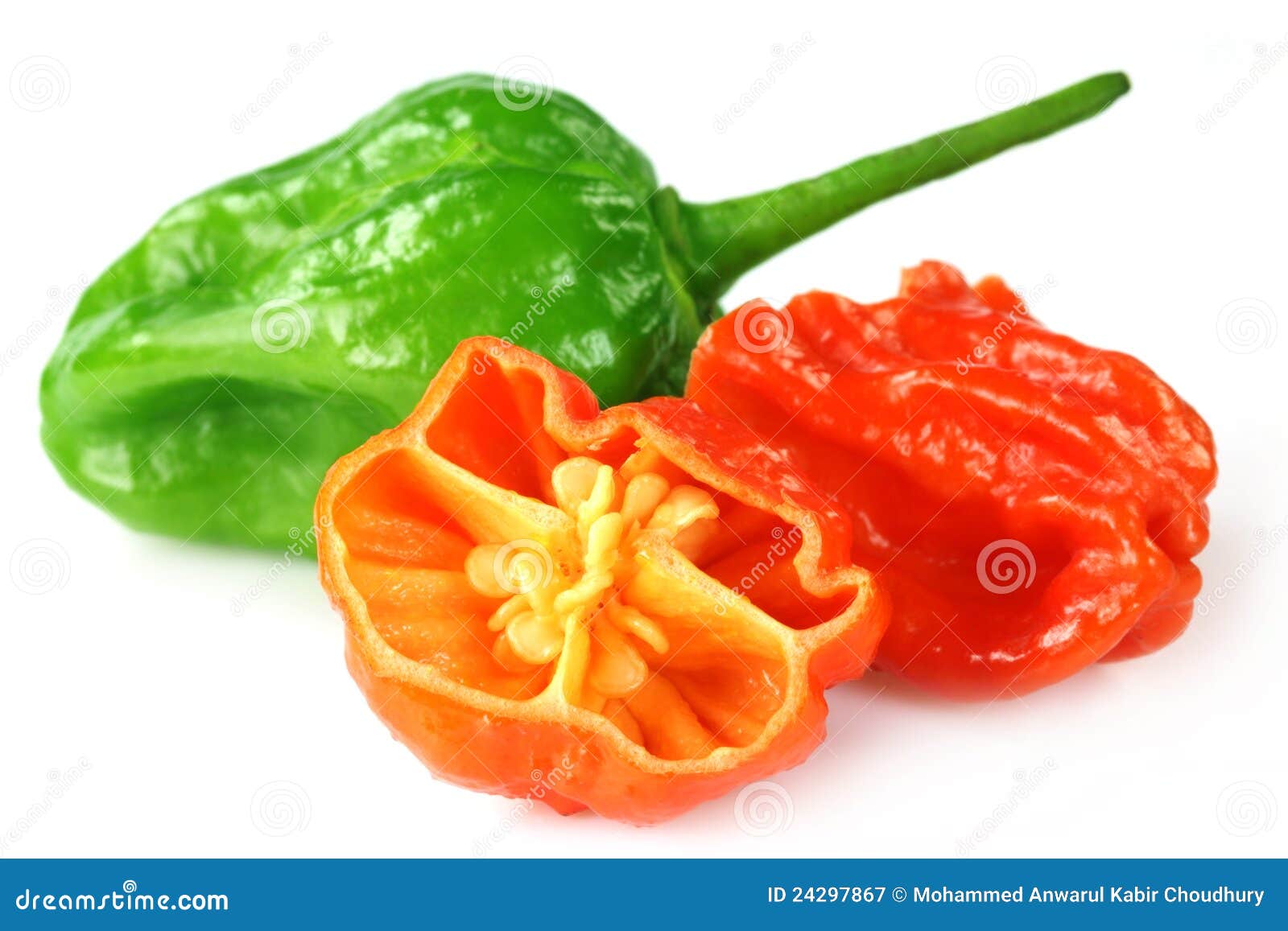 World hottest Naga Morich stock image. Image of market - 24297867