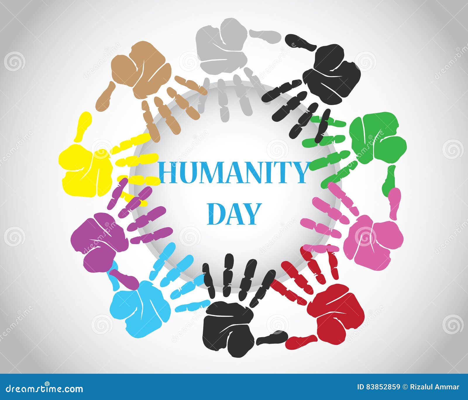World humanity day stock vector. Illustration of community - 83852859