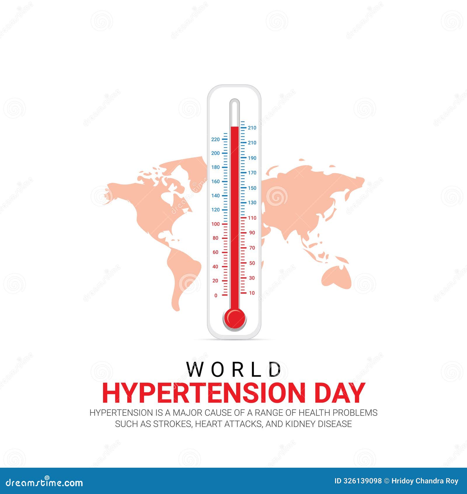 World Hypertension Day. World Hypertension Day Creative Ads Stock ...