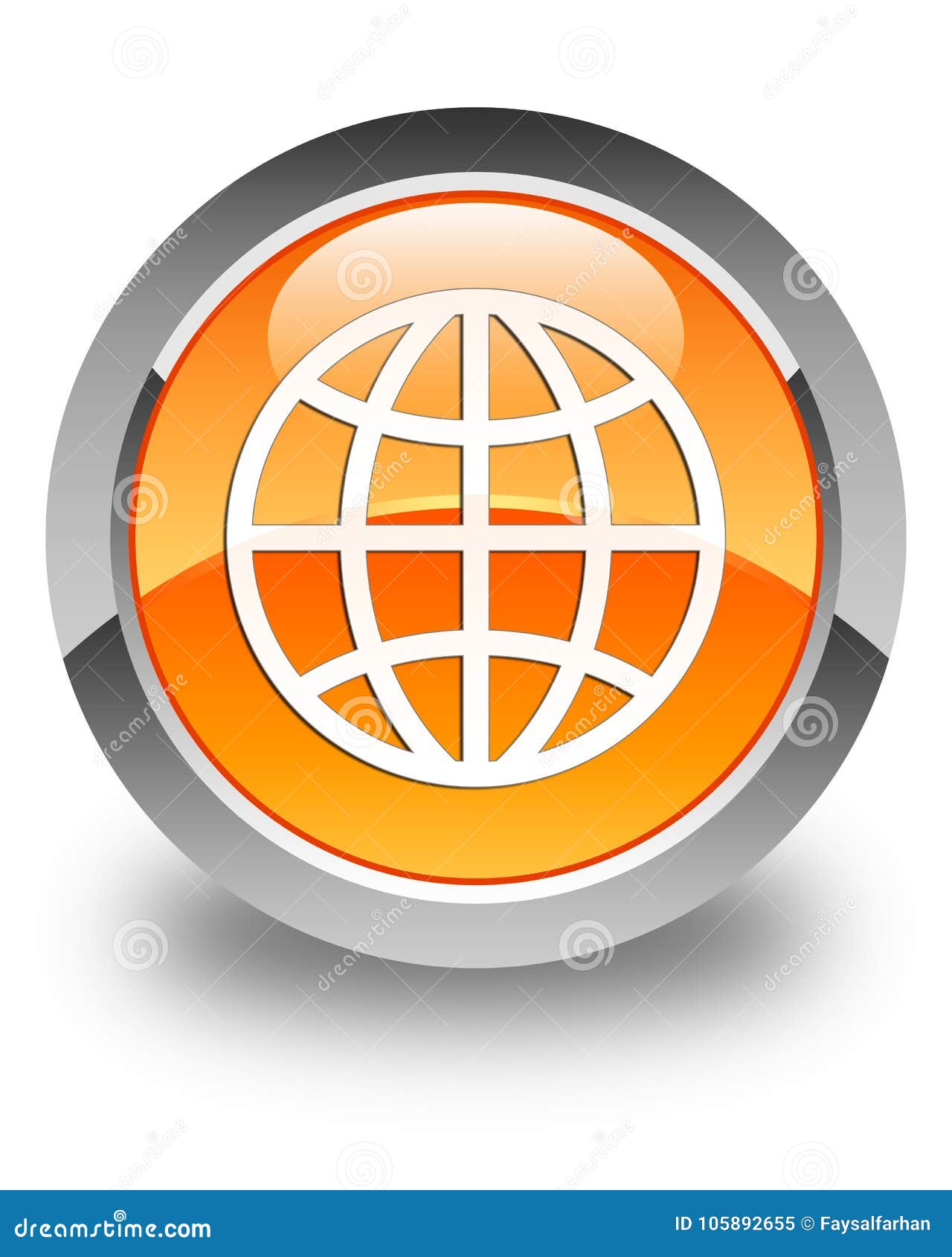 World Icon Glossy Orange Round Button Stock Illustration - Illustration ... World Icon Glossy Orange Round Button Stock Illustration - Illustration ...