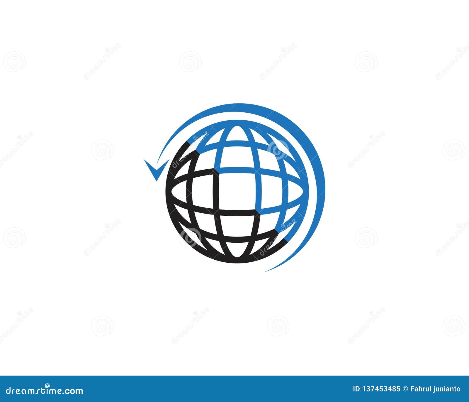 World Icon Logo Design Vector Illustration Stock Vector - Illustration ...
