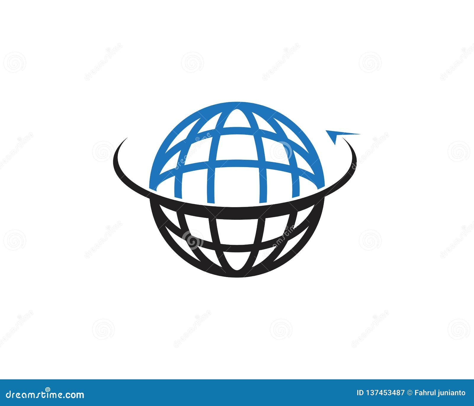 World Icon Logo Design Vector Illustration Stock Vector - Illustration ...