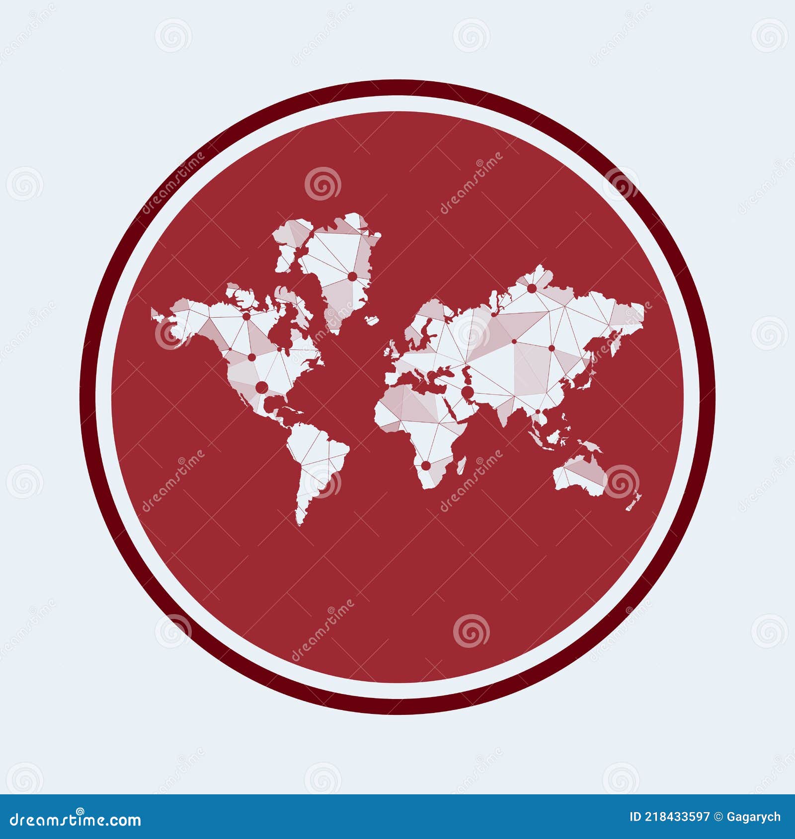 The World icon. stock vector. Illustration of business - 218433597