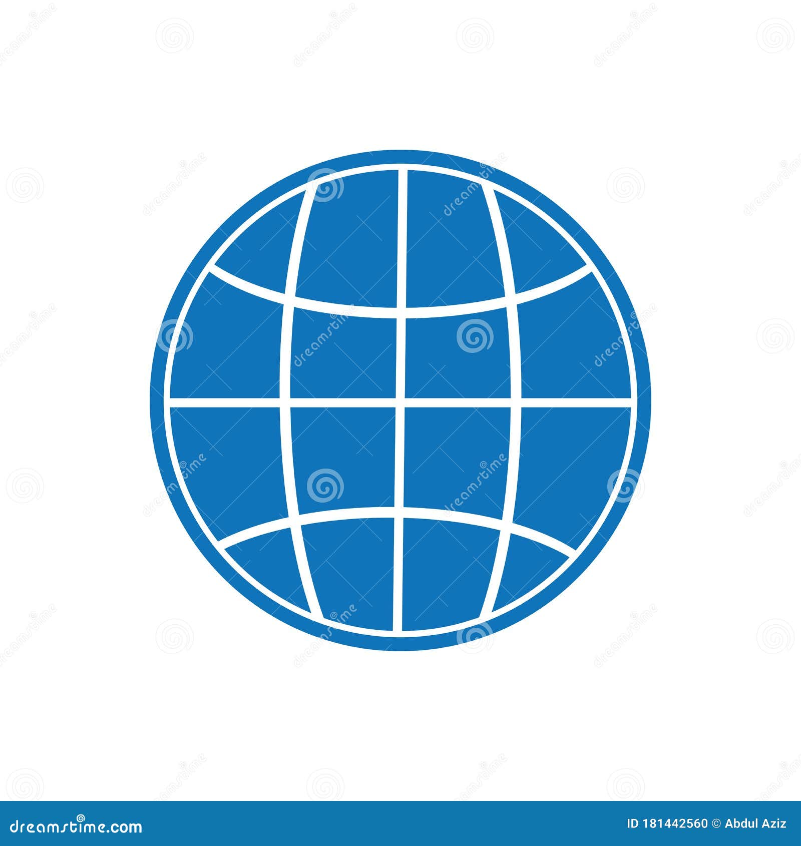 World Illustration Icon Logo Vector Design Stock Vector - Illustration ...