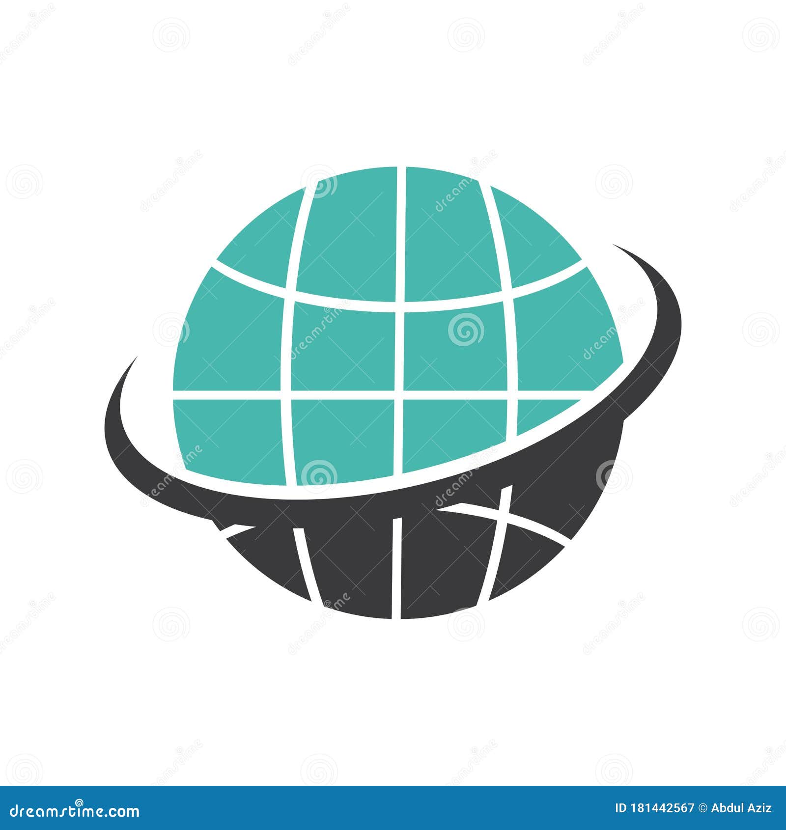 World Illustration Icon Logo Vector Design Stock Vector - Illustration ...