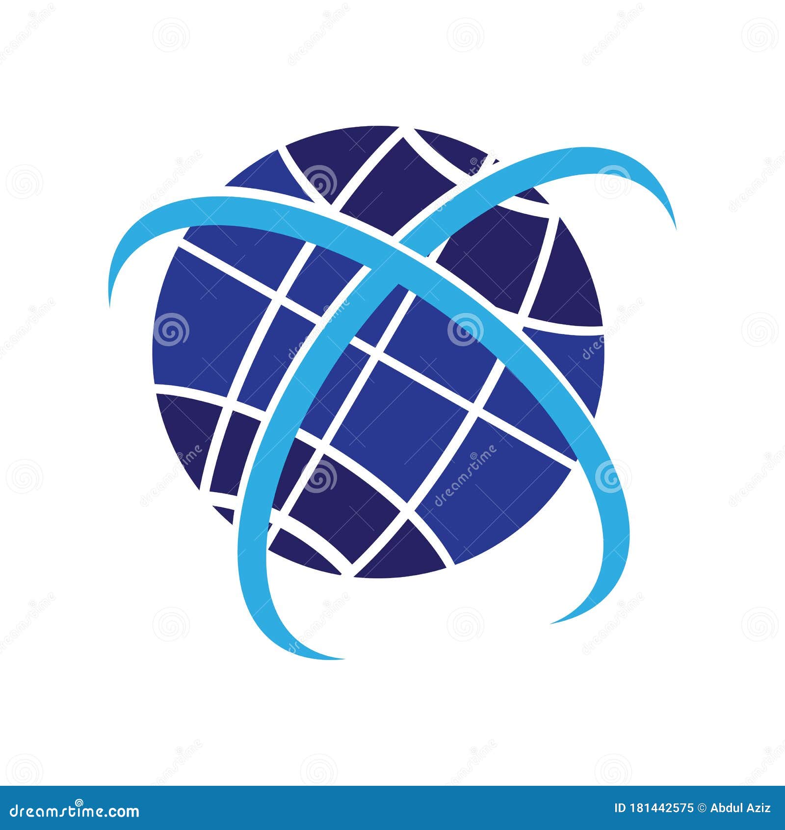 World Illustration Icon Logo Vector Design Stock Vector - Illustration ...