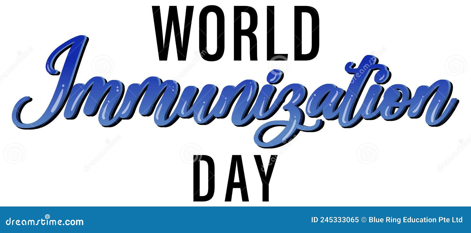 World Immunization Day Banner Design Stock Vector - Illustration of ...