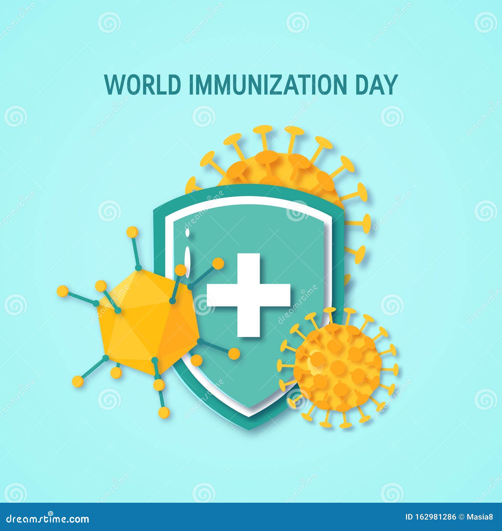 World Immunization Day Concept, Vector Flat Style Stock Vector ...