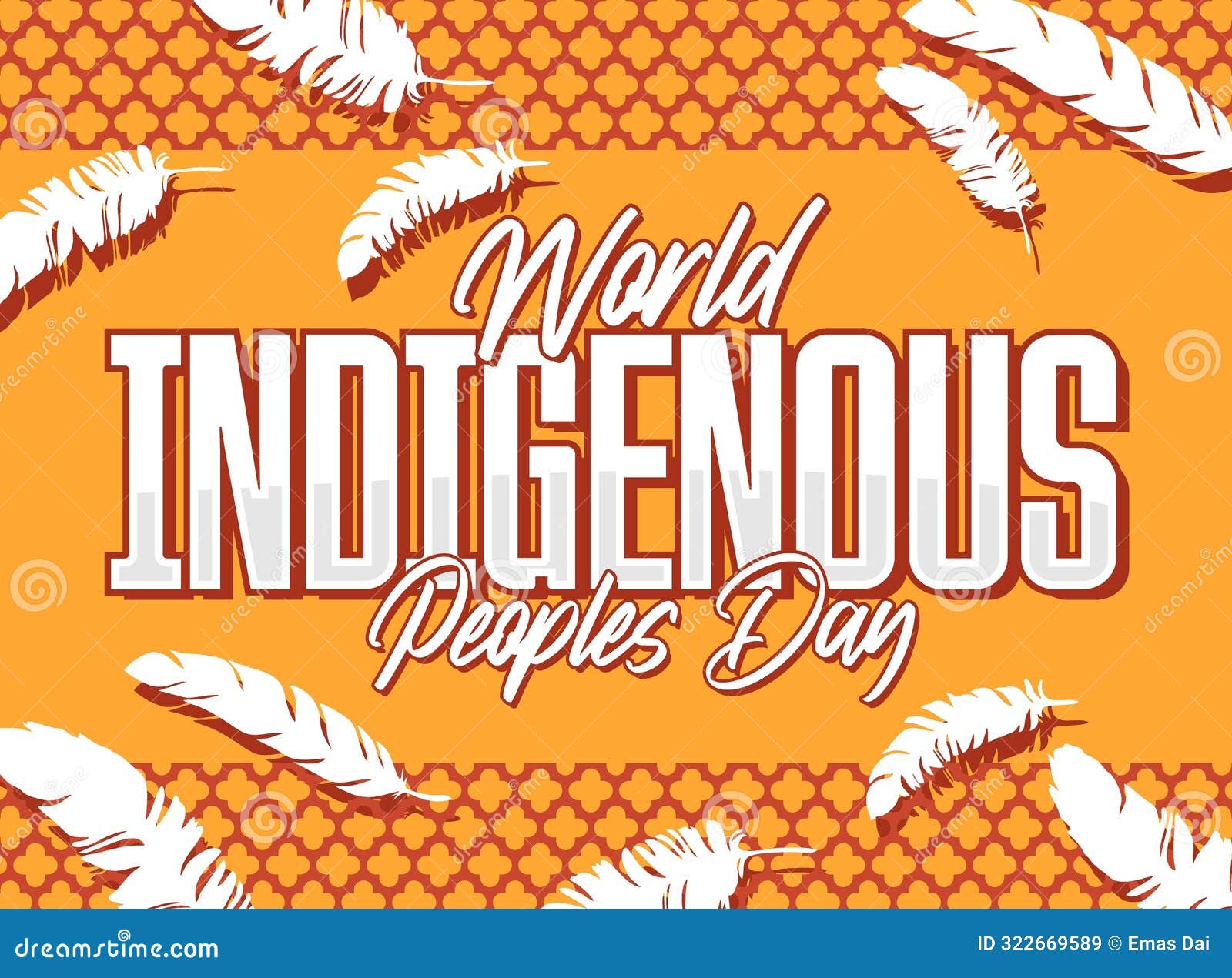 World Indigenous Peoples Day For All Indigenous Peoples Cartoon Vector ...