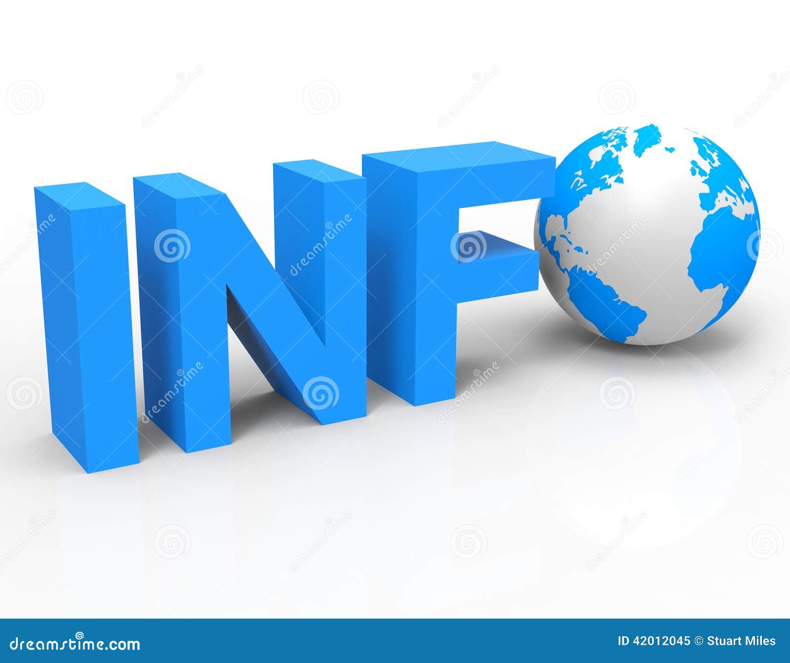 World Info Shows Knowledge Globalisation and Information Stock ...