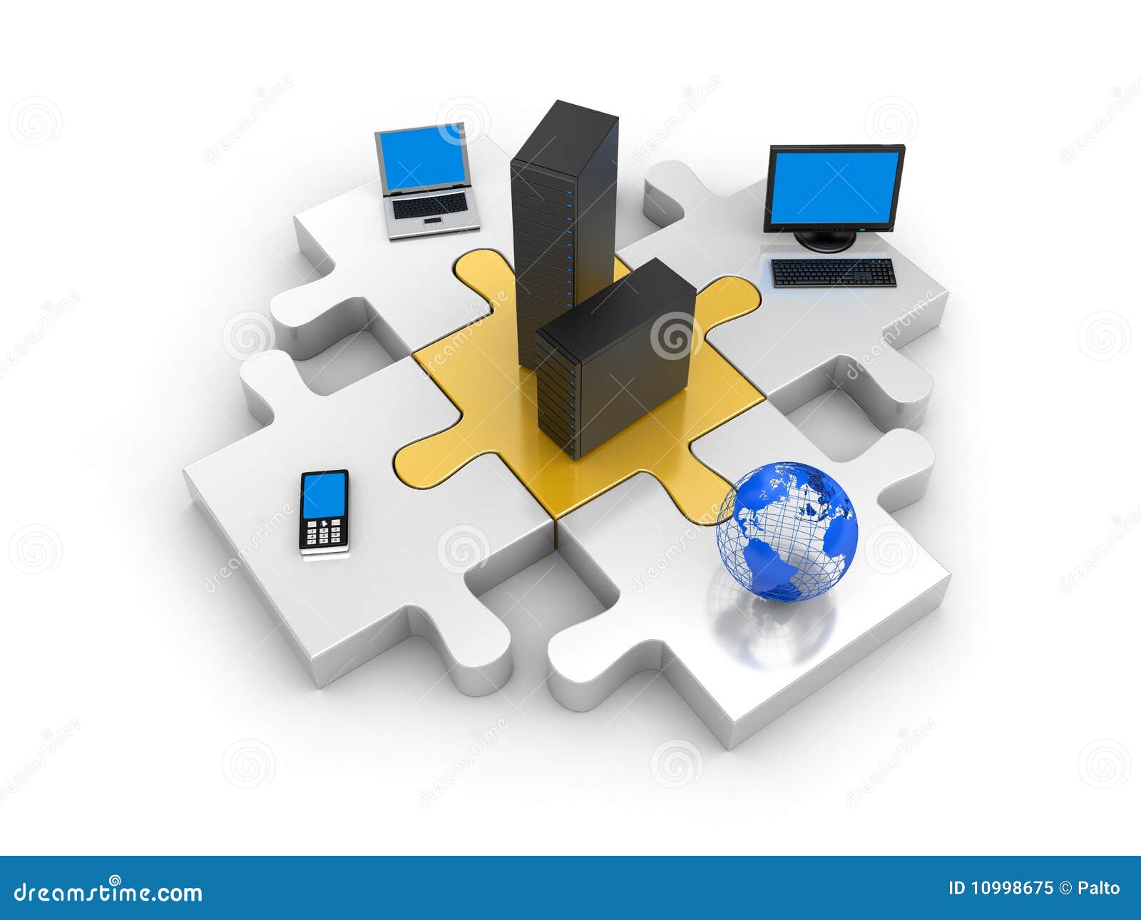 World Information Technology Stock Illustration - Illustration of ...
