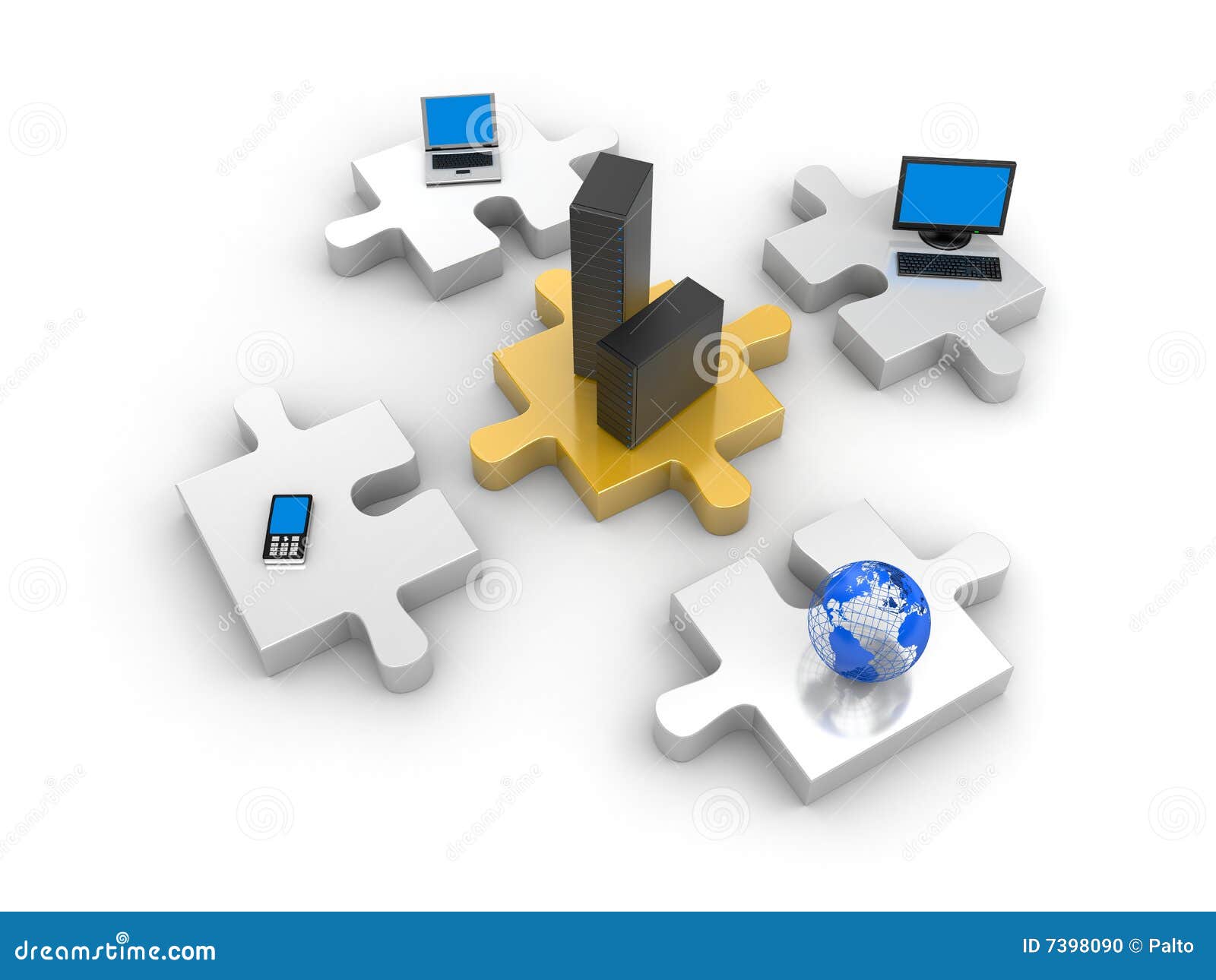 World Information Technology Stock Illustration - Illustration of ...