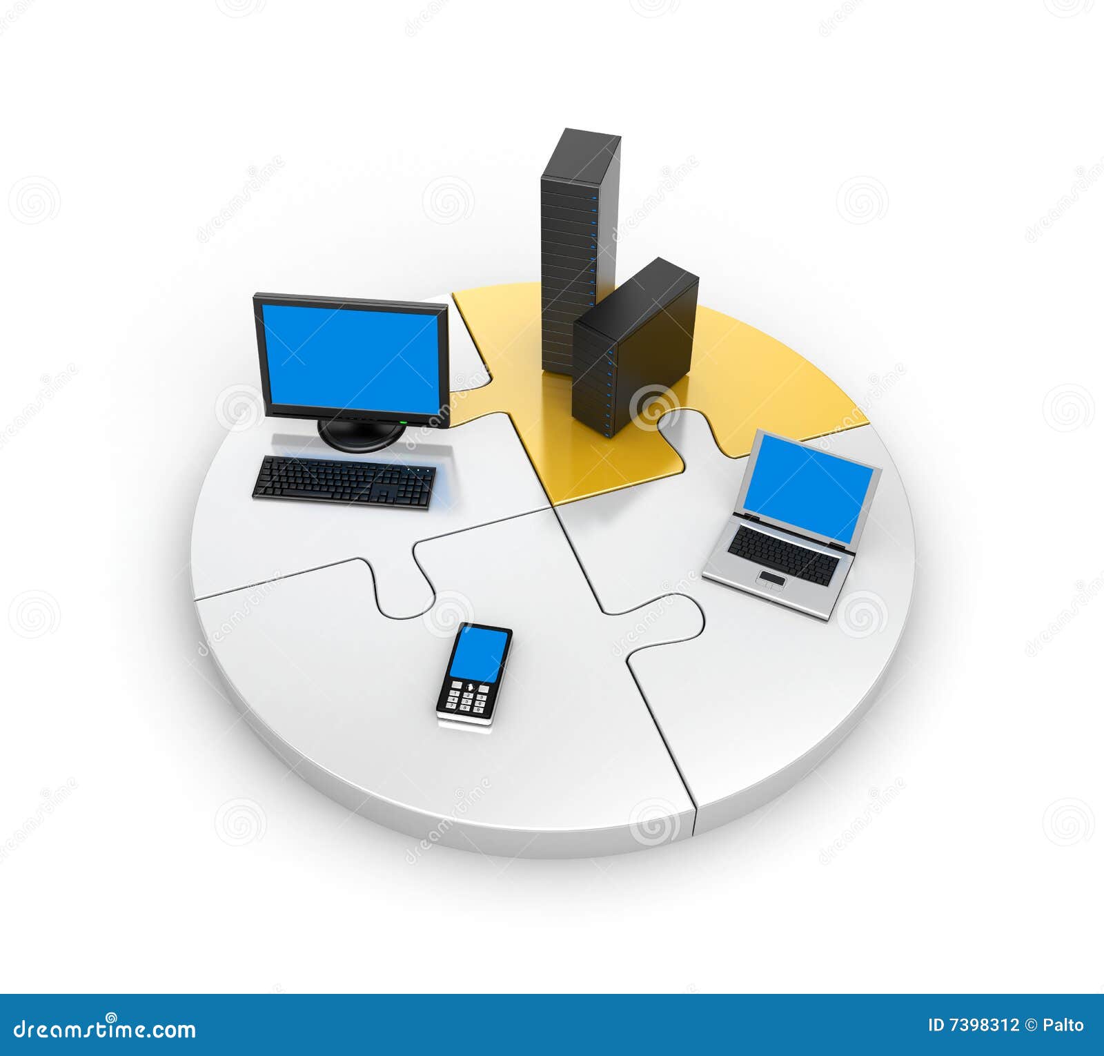 World Information Technology Stock Illustration - Illustration of ...