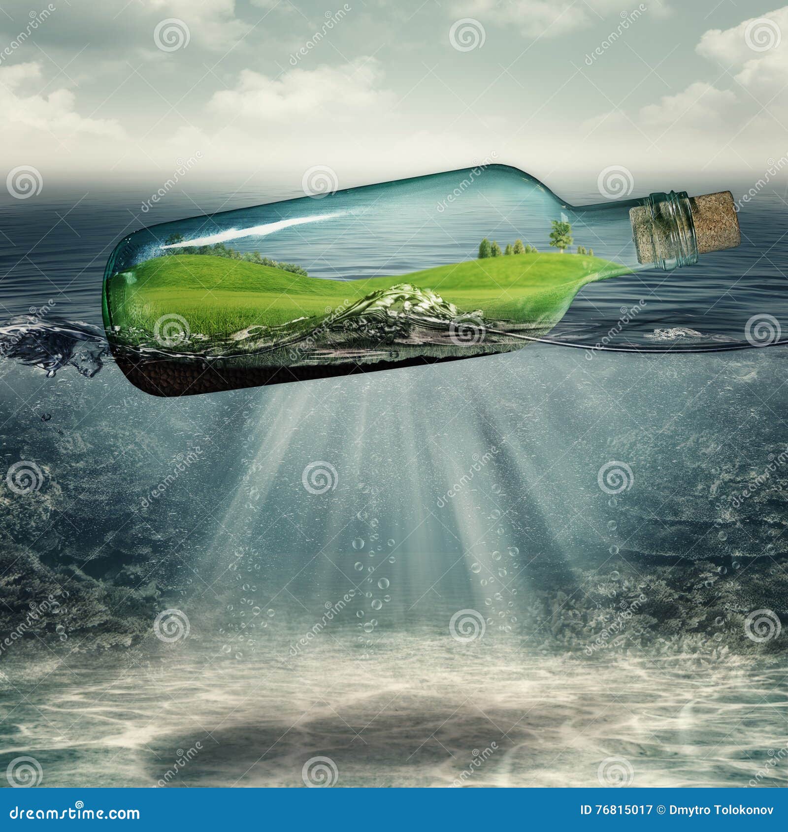 Red Sea Inside Bottle Stock Photography | CartoonDealer.com #131681624
