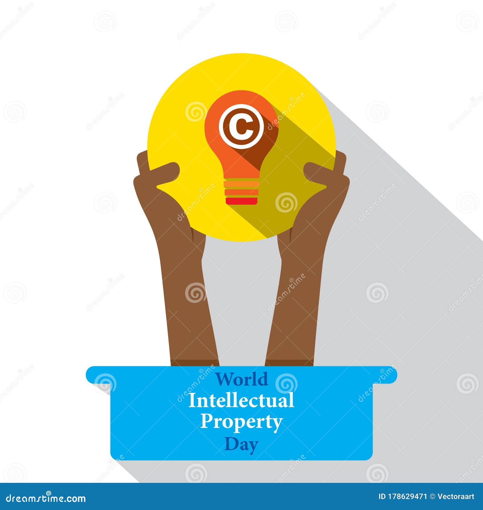 World Intellectual Property Day Stock Vector - Illustration of legal ...