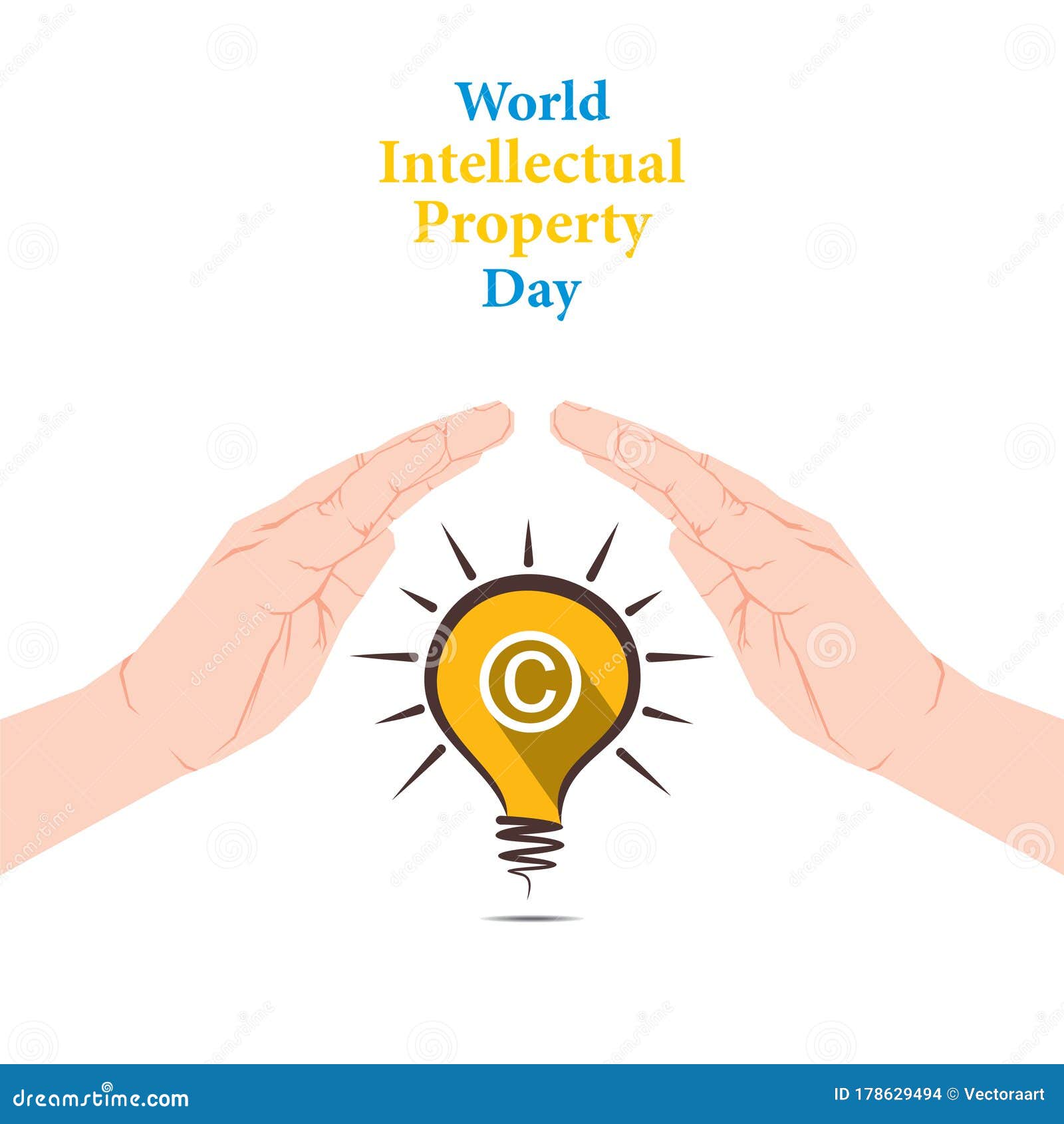 World Intellectual Property Day Stock Vector - Illustration of name ...
