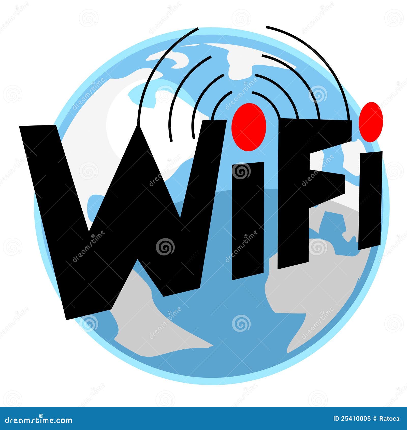 World internet stock vector. Illustration of board, enterprise - 25410005