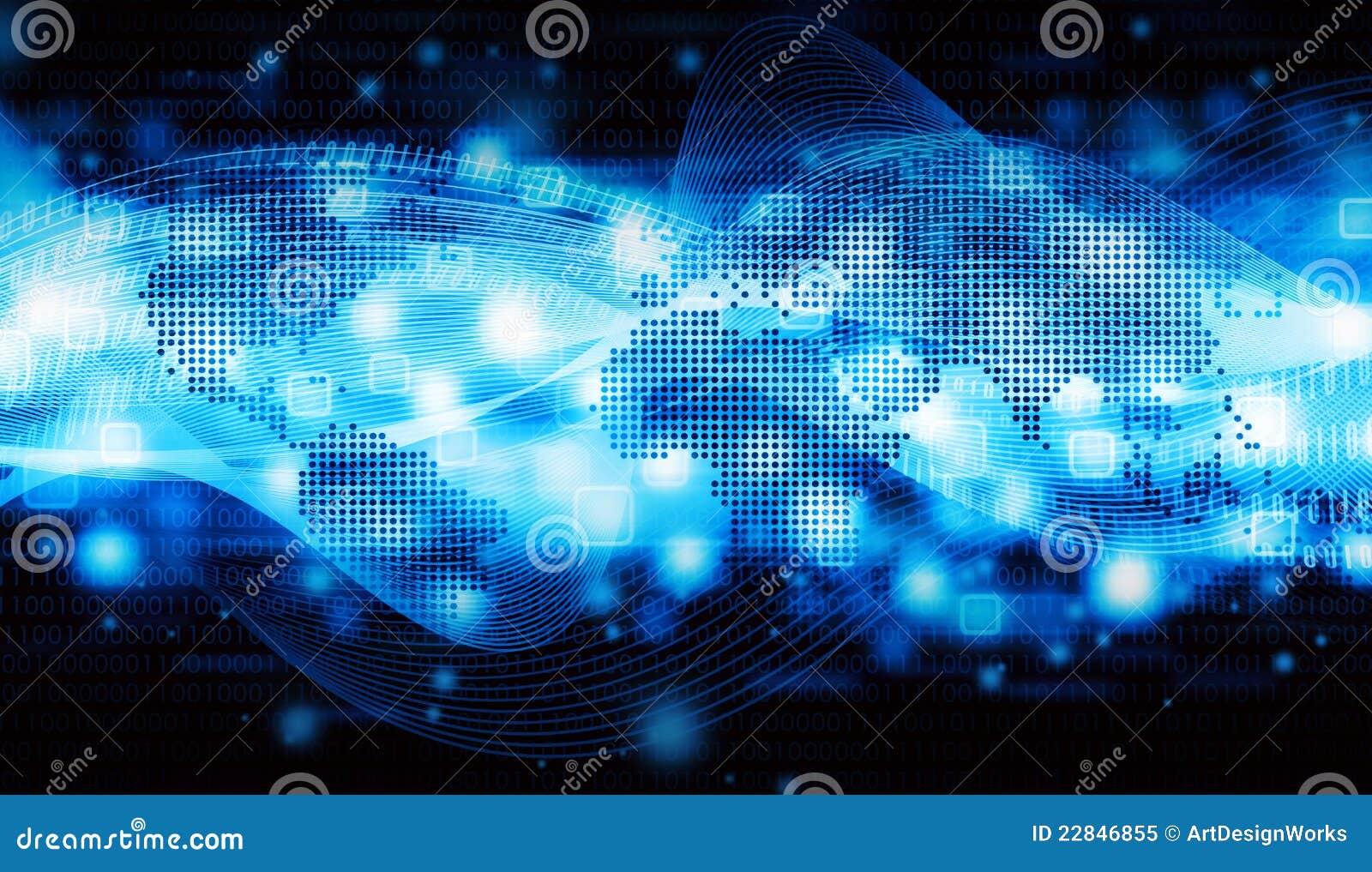 World internet data stock illustration. Illustration of borders - 22846855